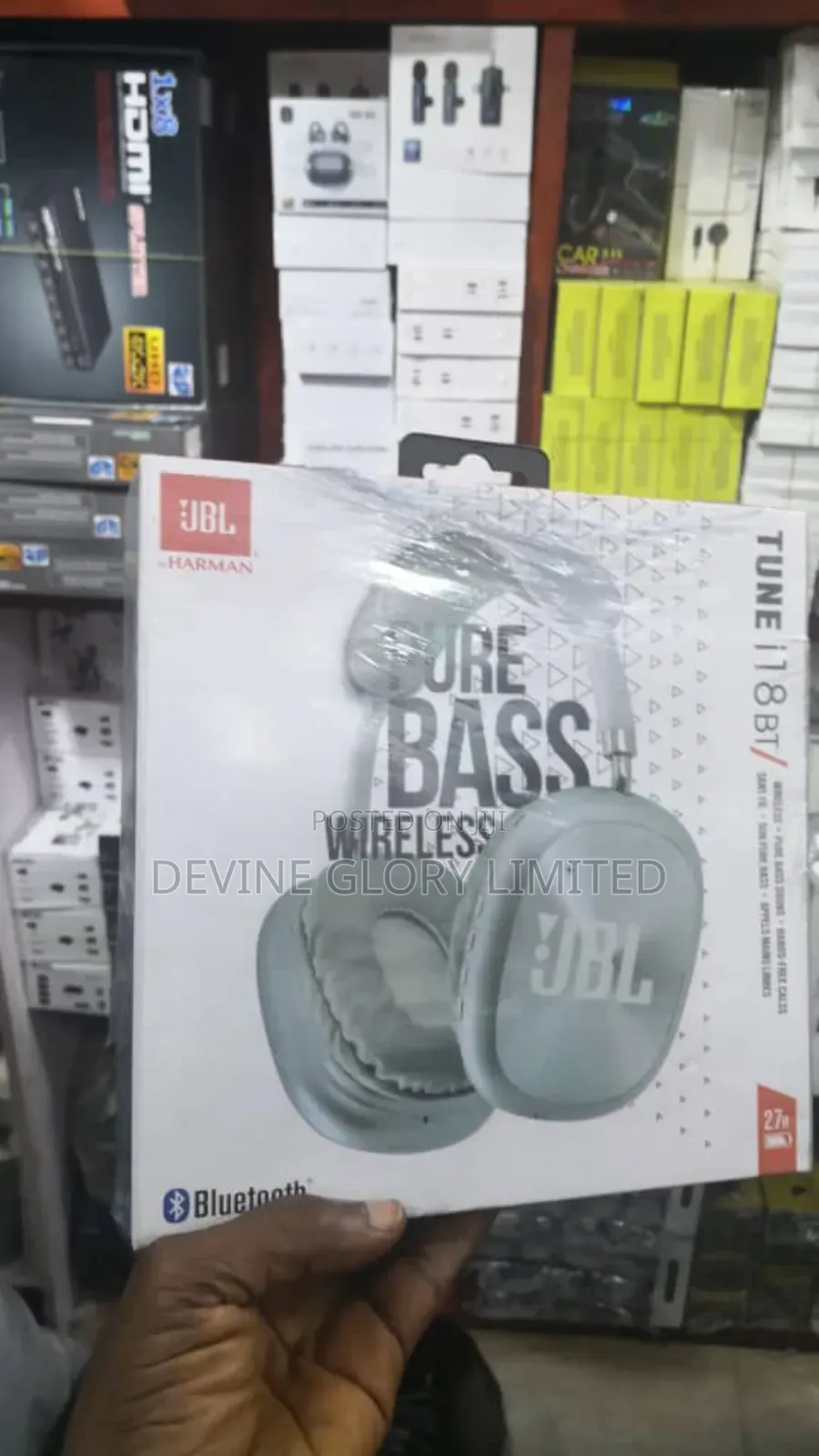 JBL Tune I18 Pure Bass Wireless on-Ear Headphones – Bluetooth in Lagos Island (Eko) - Headphones ...