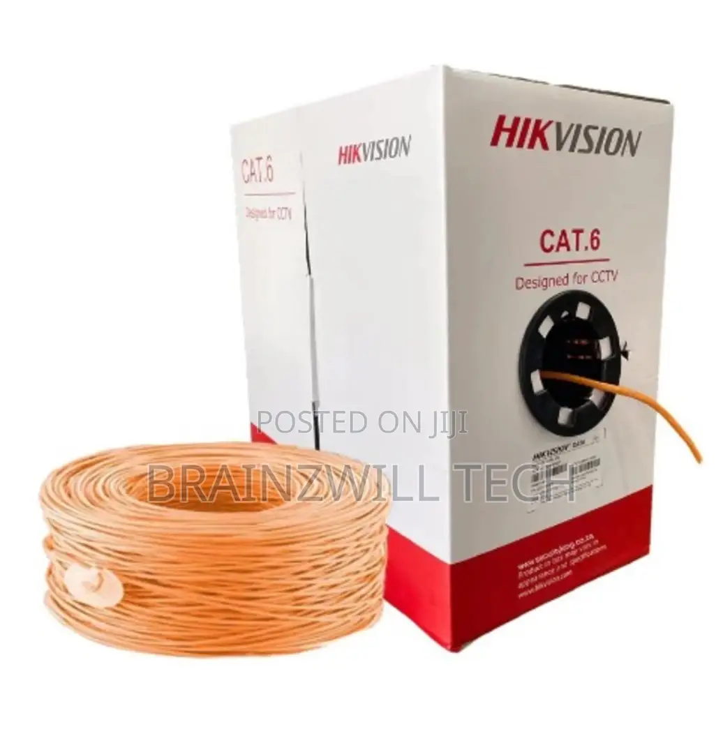 Hikvision Cat6 Pure Copper CCTV Networking Cable - 305m for sale ...