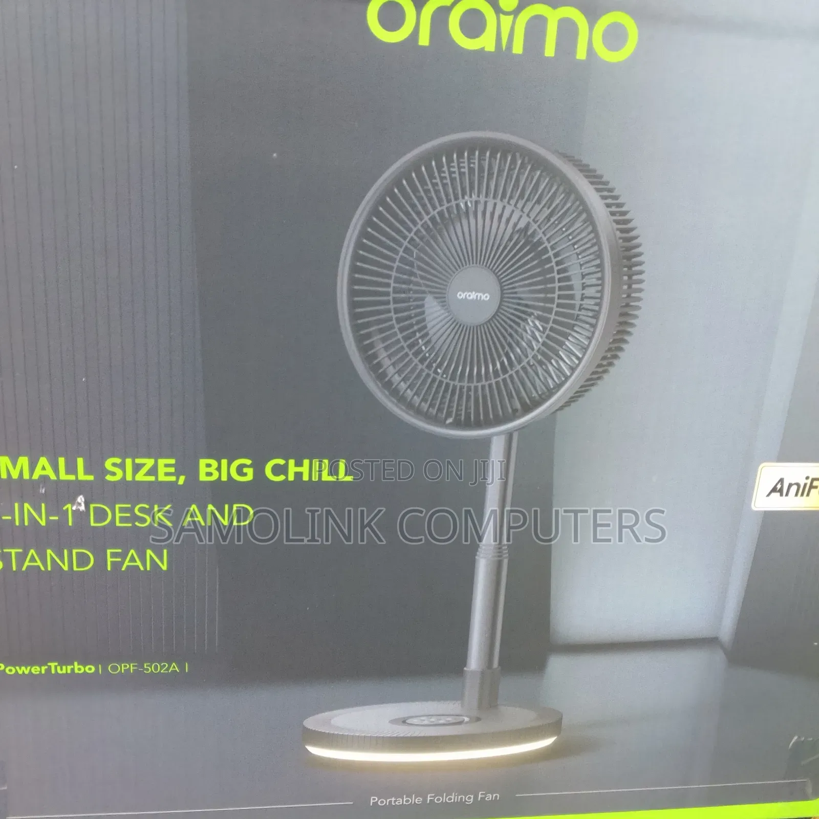 Oraimo Small, Big Chill (2-in-1) Stand Fan for sale - SAMOLINK ...