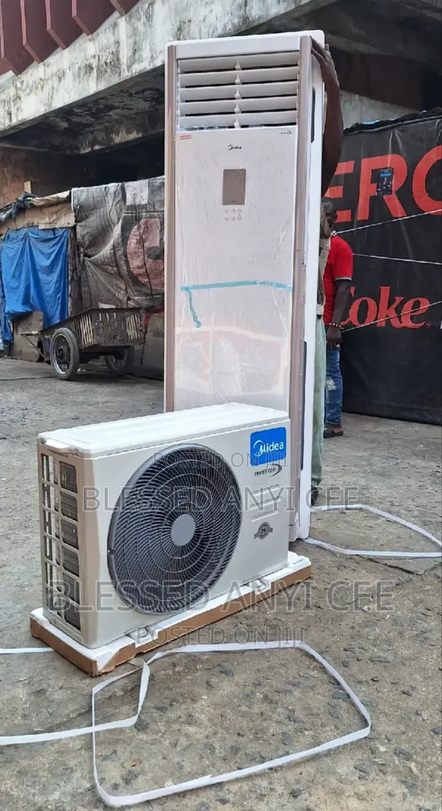 Original Midea 2ton Floor Standing Inverter Ac Pure Copper R410a 2yrs ...