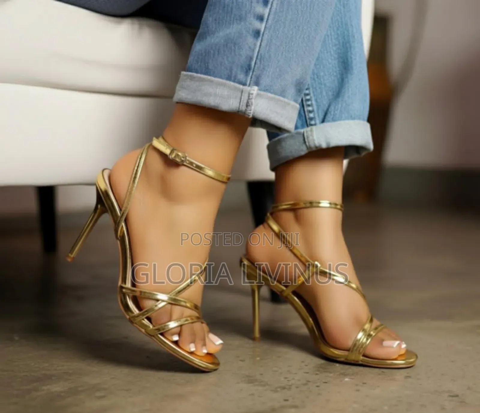 4+ Inches Stilleto Heel Sandals for Ladies . Size 37-41 in Ojo - Shoes ...