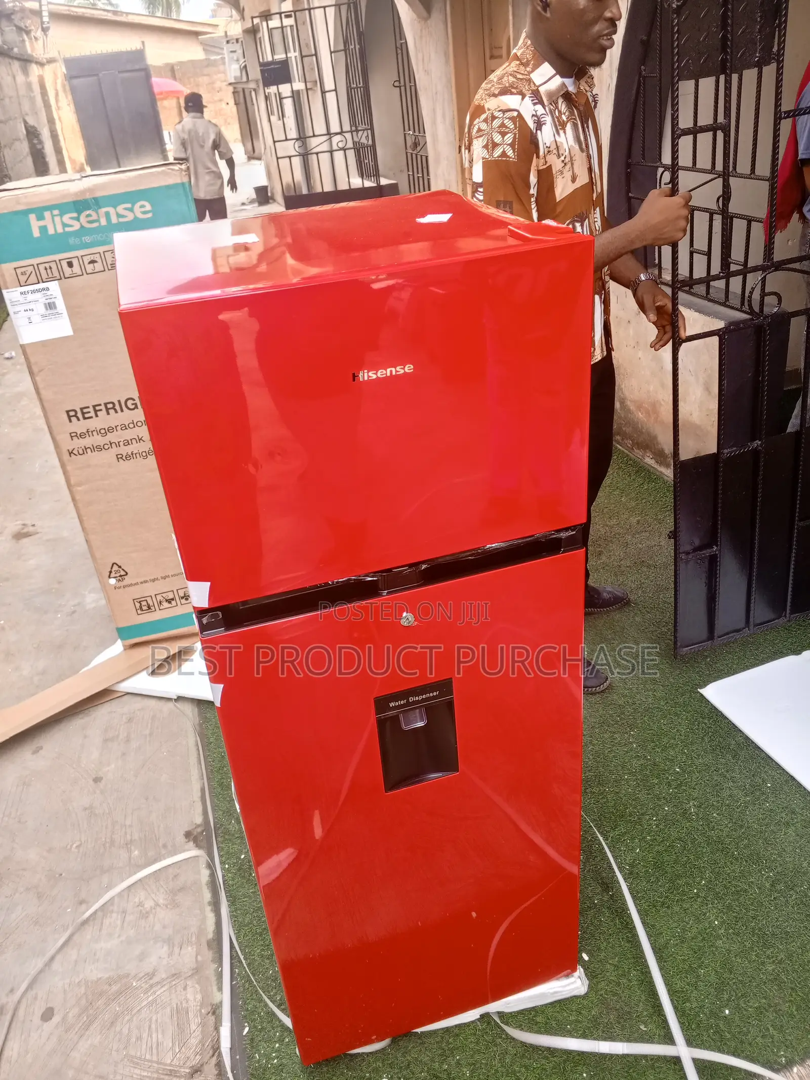 Hisense 204l Ref-205drb (Red) Fridge With Dispenser – Brand New in ...