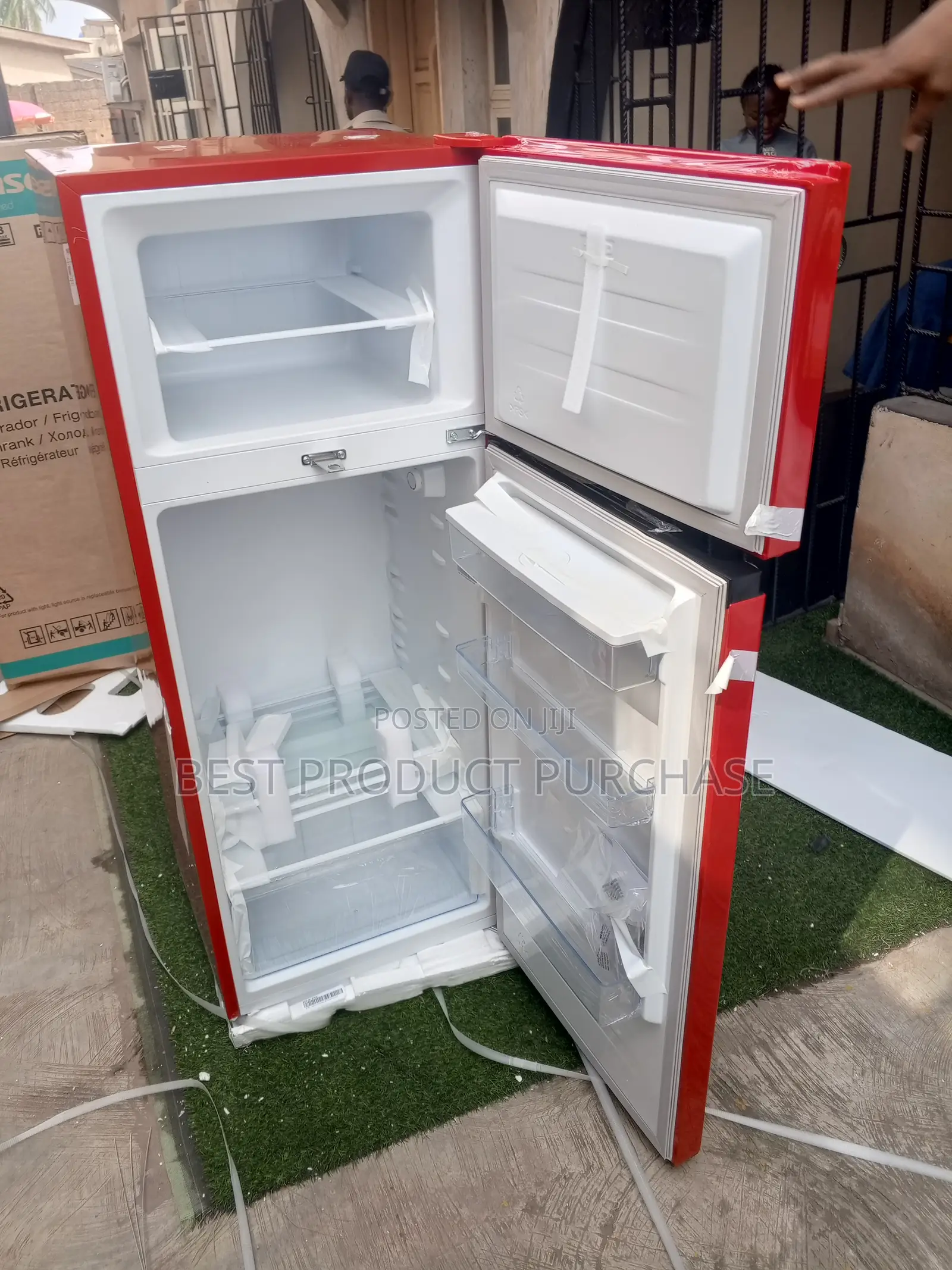 Original Hisense 205drb Ruby Red Double Door Refrigerator (Sealed) in ...