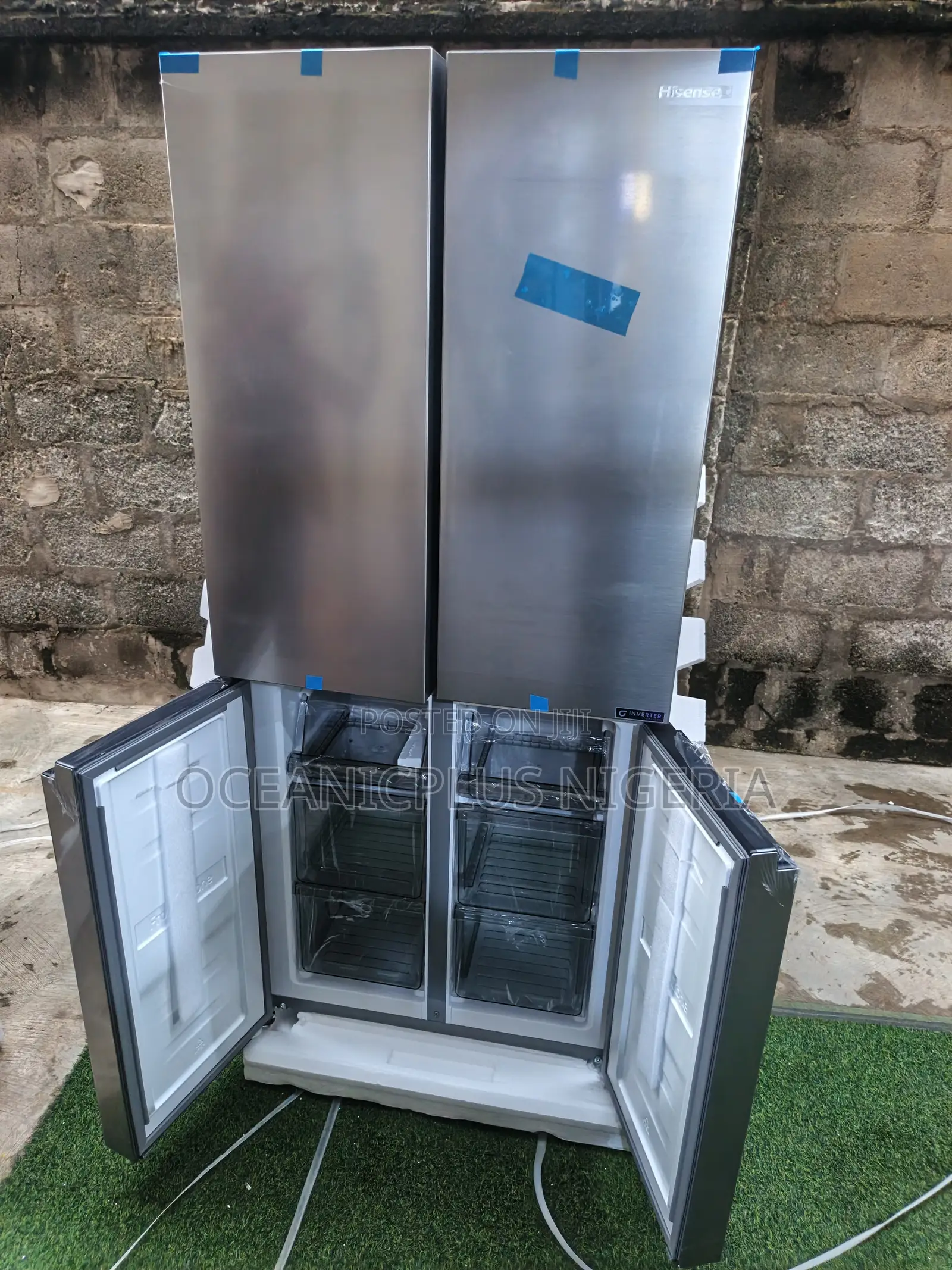 Hisense 392l Ref-54ws Four Door Cooling System Fridge in Ogba - Kitchen Appliances, Oceanicplus ...