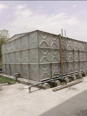 Braihwaite Pressed Steel Water Storage Tank, Plinth Construction in ...
