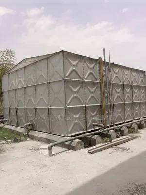 Braihwaite Pressed Steel Water Storage Tank, Plinth Construction in ...