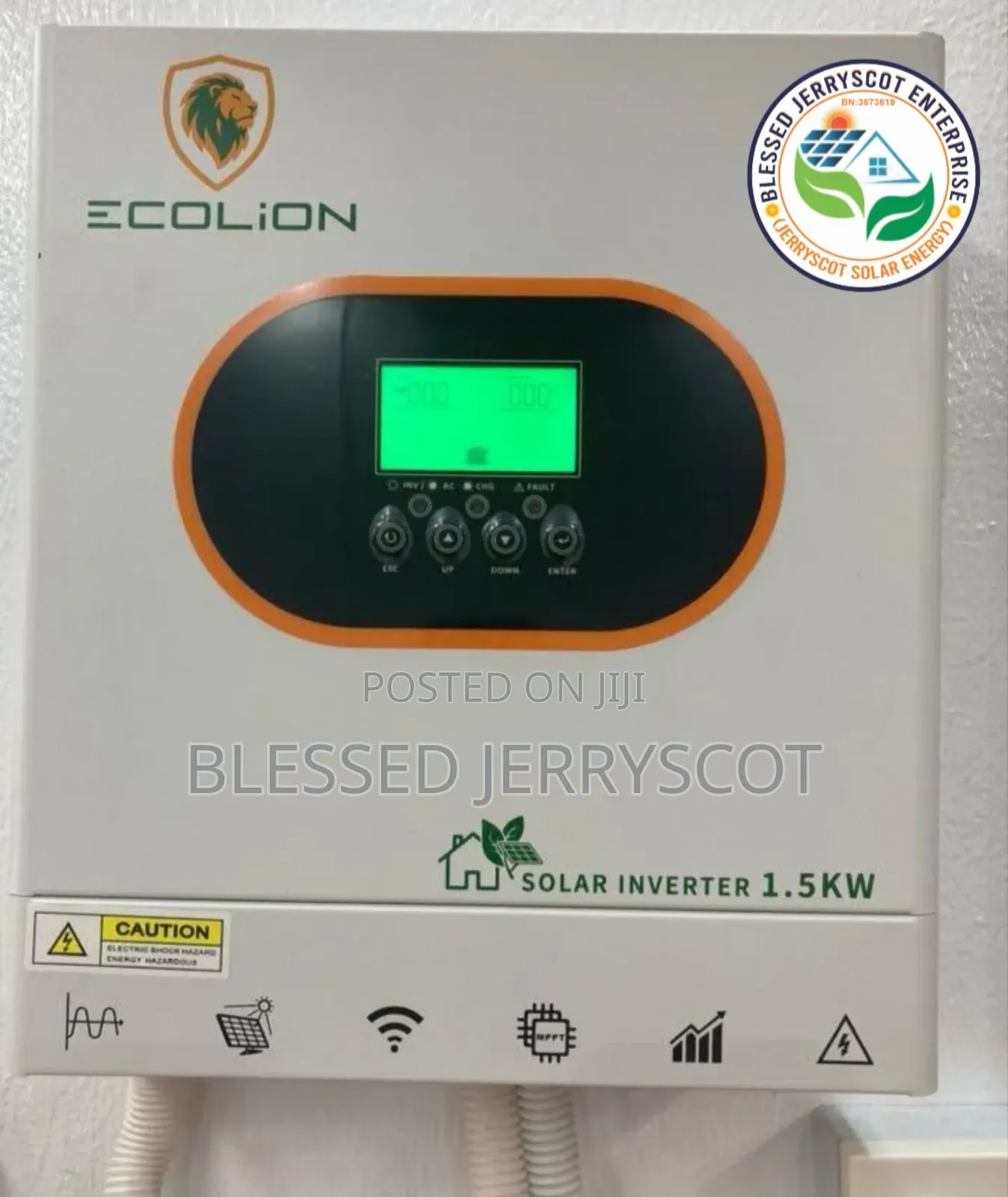 Ecolion 1.5kva 12v Solar Hybrid Inverters In Stock (2yrs Warranty) in Gwale - Electrical ...
