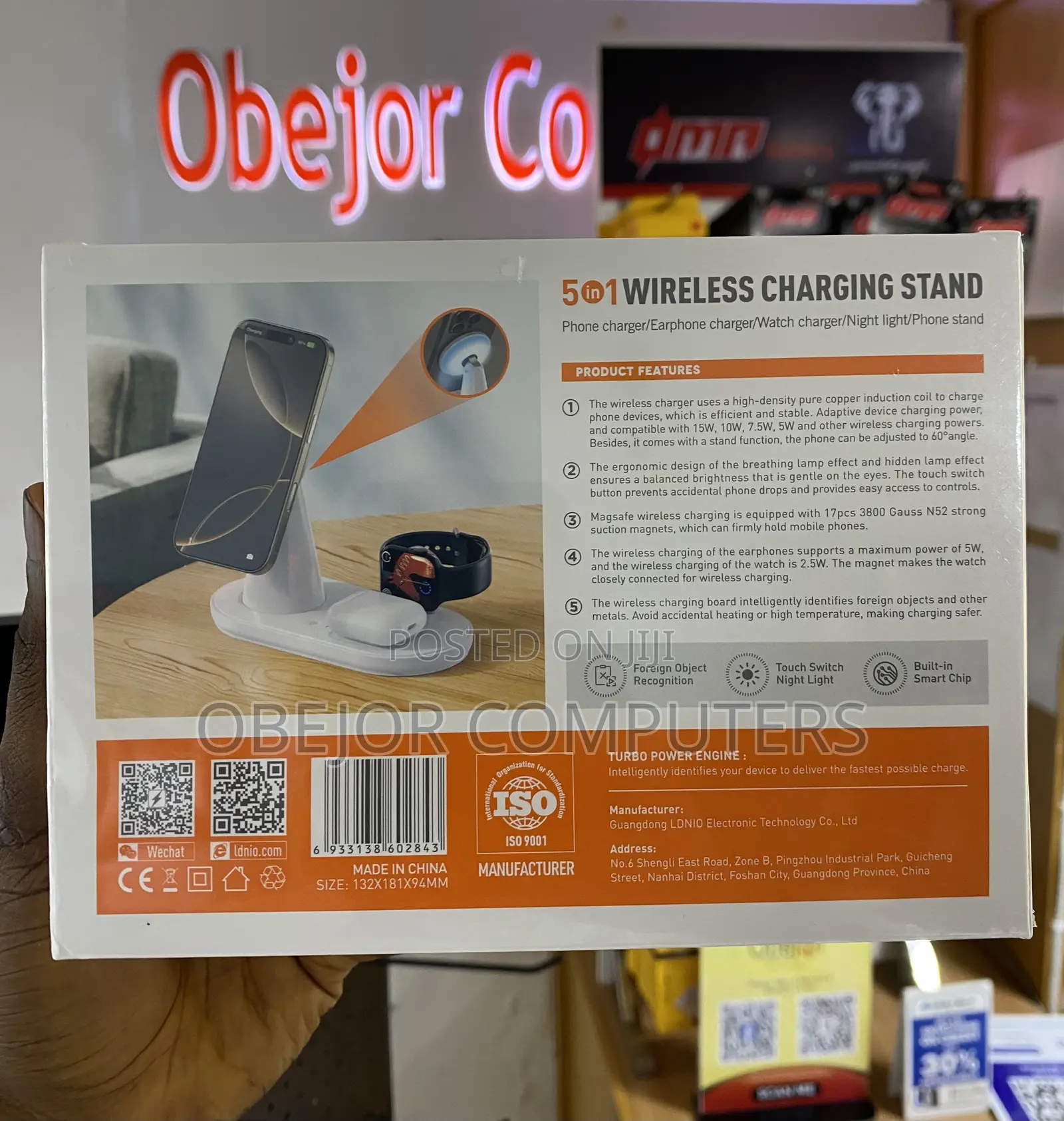 Ldnio Wl01 5-in-1 Desktop Wireless Charging Station for sale - Obejor ...