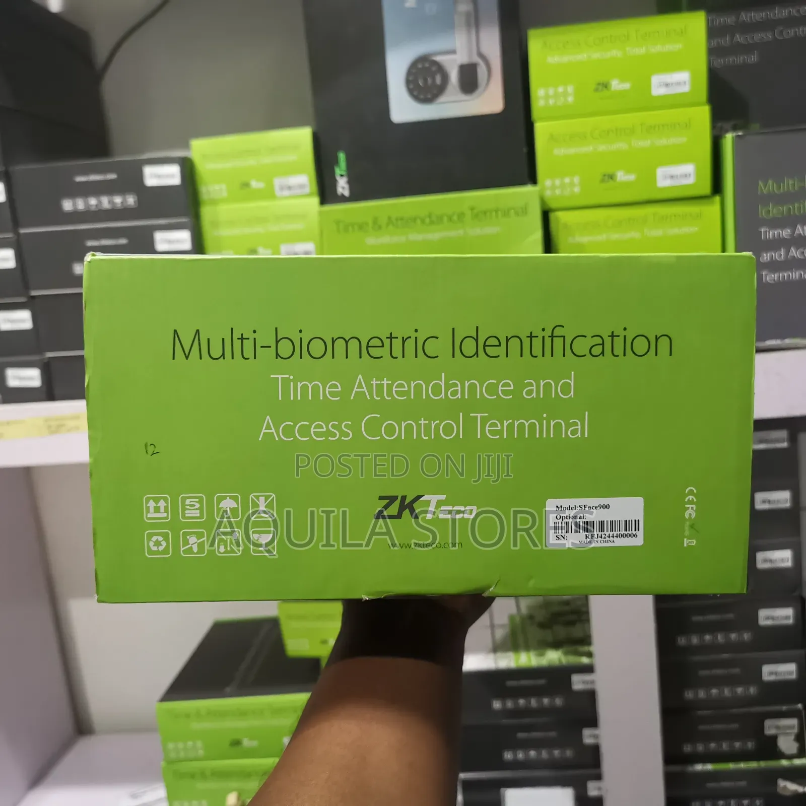 Zkteco Sface900 Multi-biometric Time Attendance And Access Control in ...