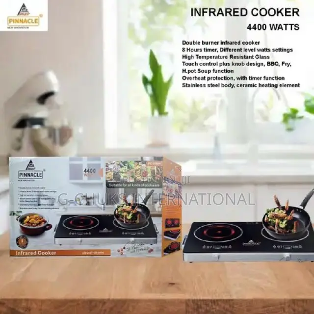 Pinnacle Double Burner Infrared Cooker for sale - G-CHUKS INTERNATIONAL ...
