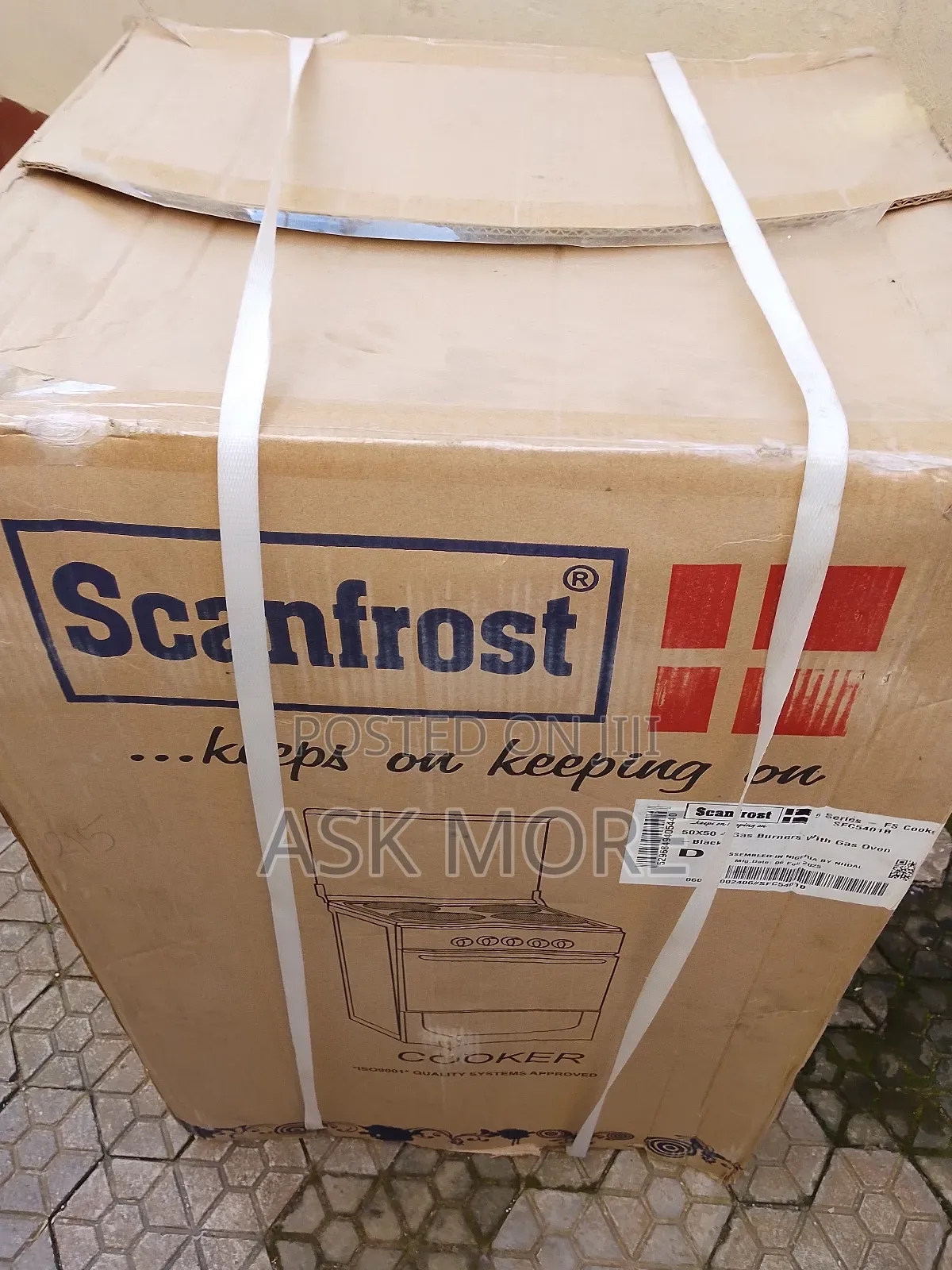 The New Scanfrost 4b Gas Cooker+ Warranty in Orile - Kitchen Appliances ...