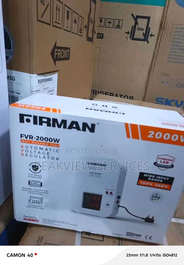 Wall Mounted Electrical Stabilizer FVR-2000w in Ejigbo - Electrical ...