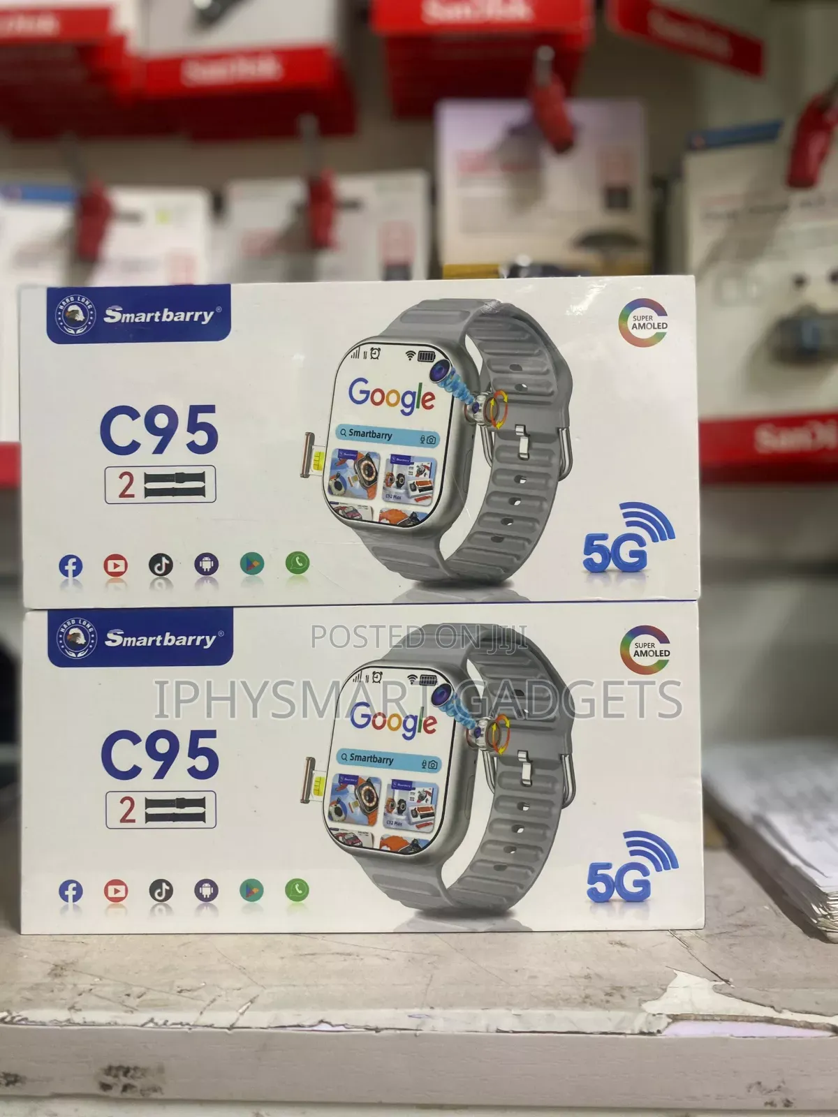 C95 5g Full Android Smartwatch With Sim Slot and Inbuilt Memory in ...