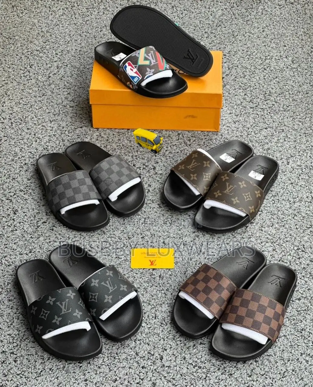 Louis Vuitton Slides for Men for sale - Busbby Luxwears Price: ₦ 35,000 ...