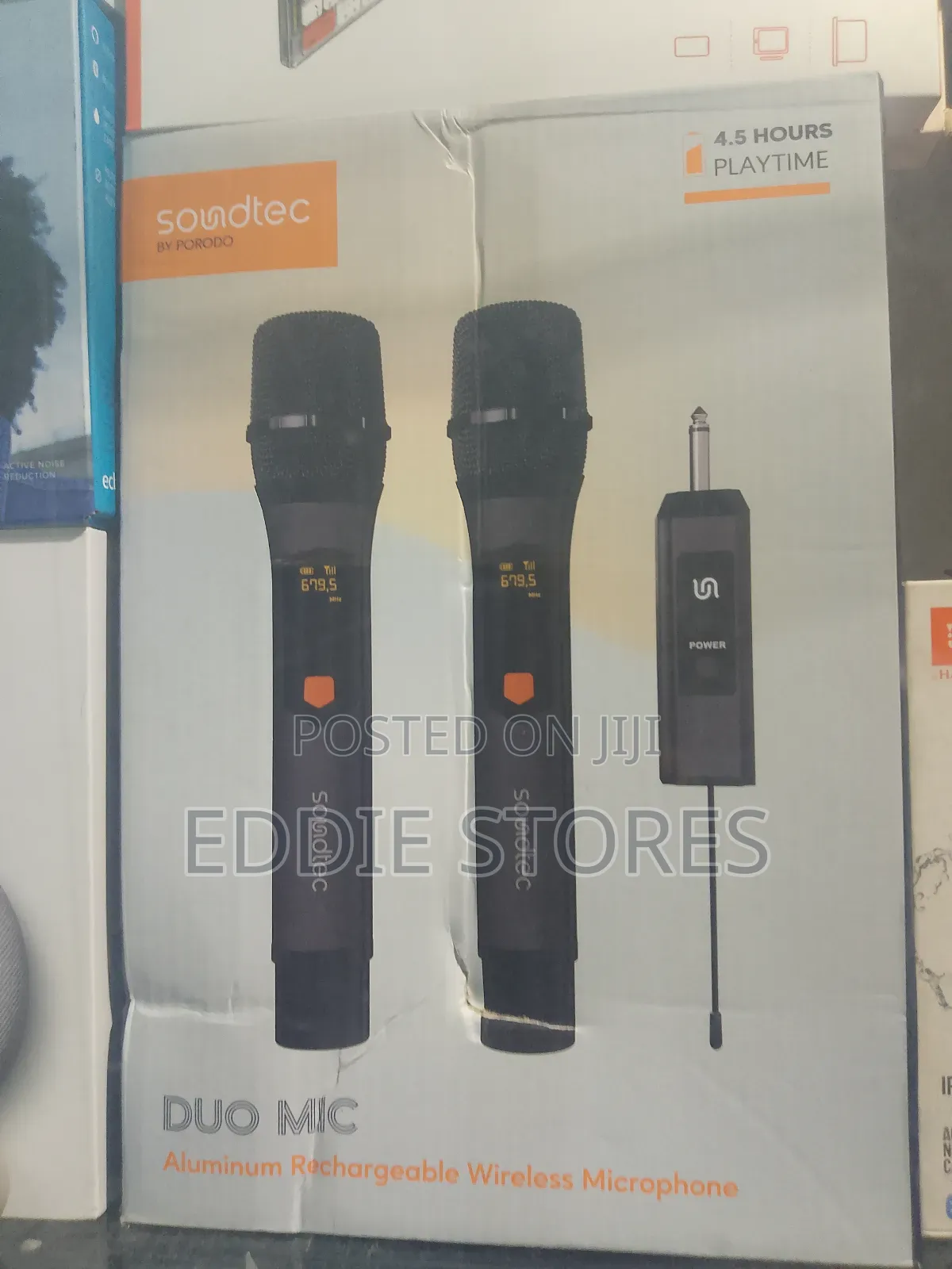 Porodo Soundtec Duo Mic Aluminum Rechargeable Wireless Microphone in ...