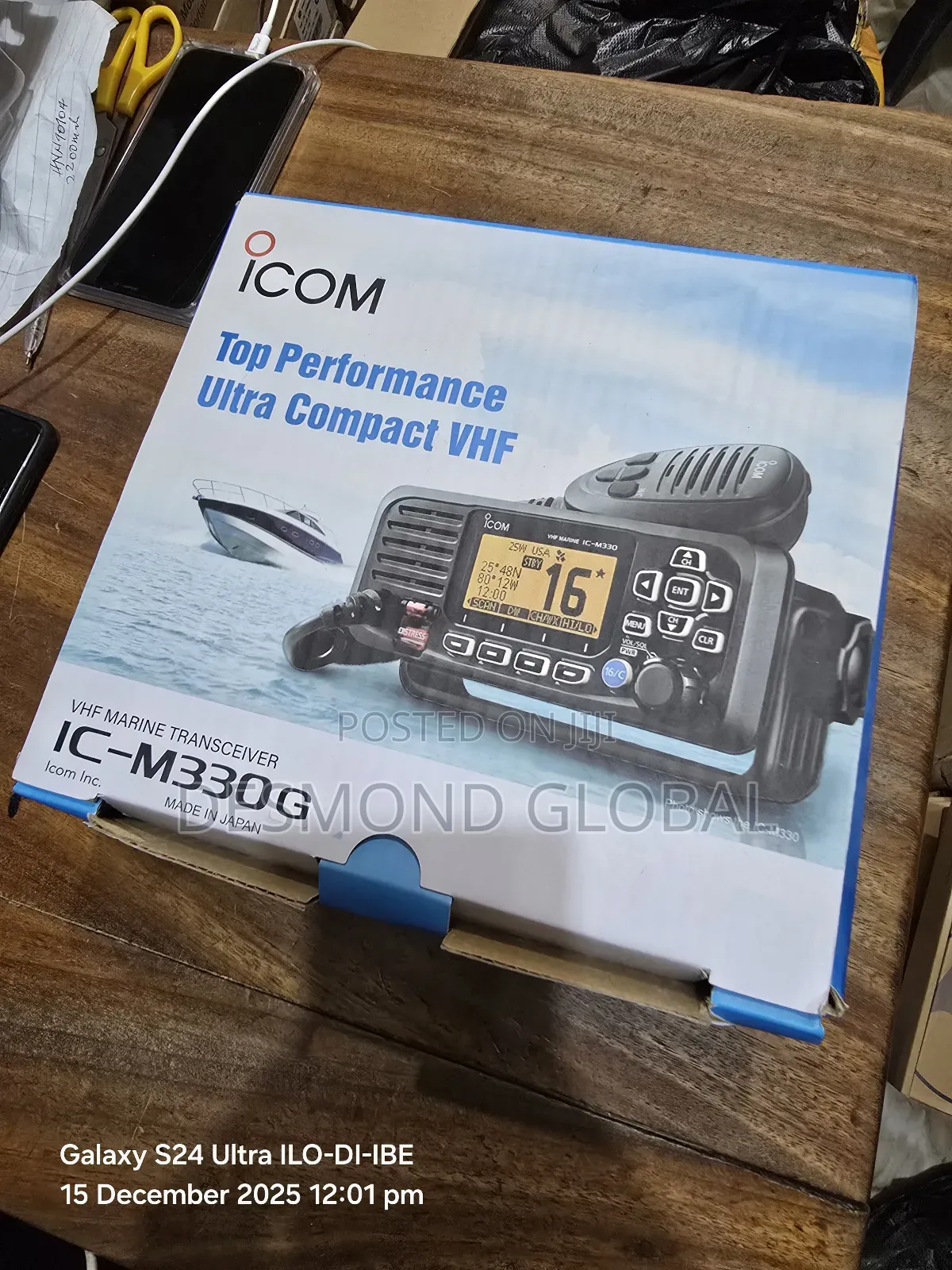 Icom Top Performance Ultra Compact VHF Marine Transceiver for sale ...