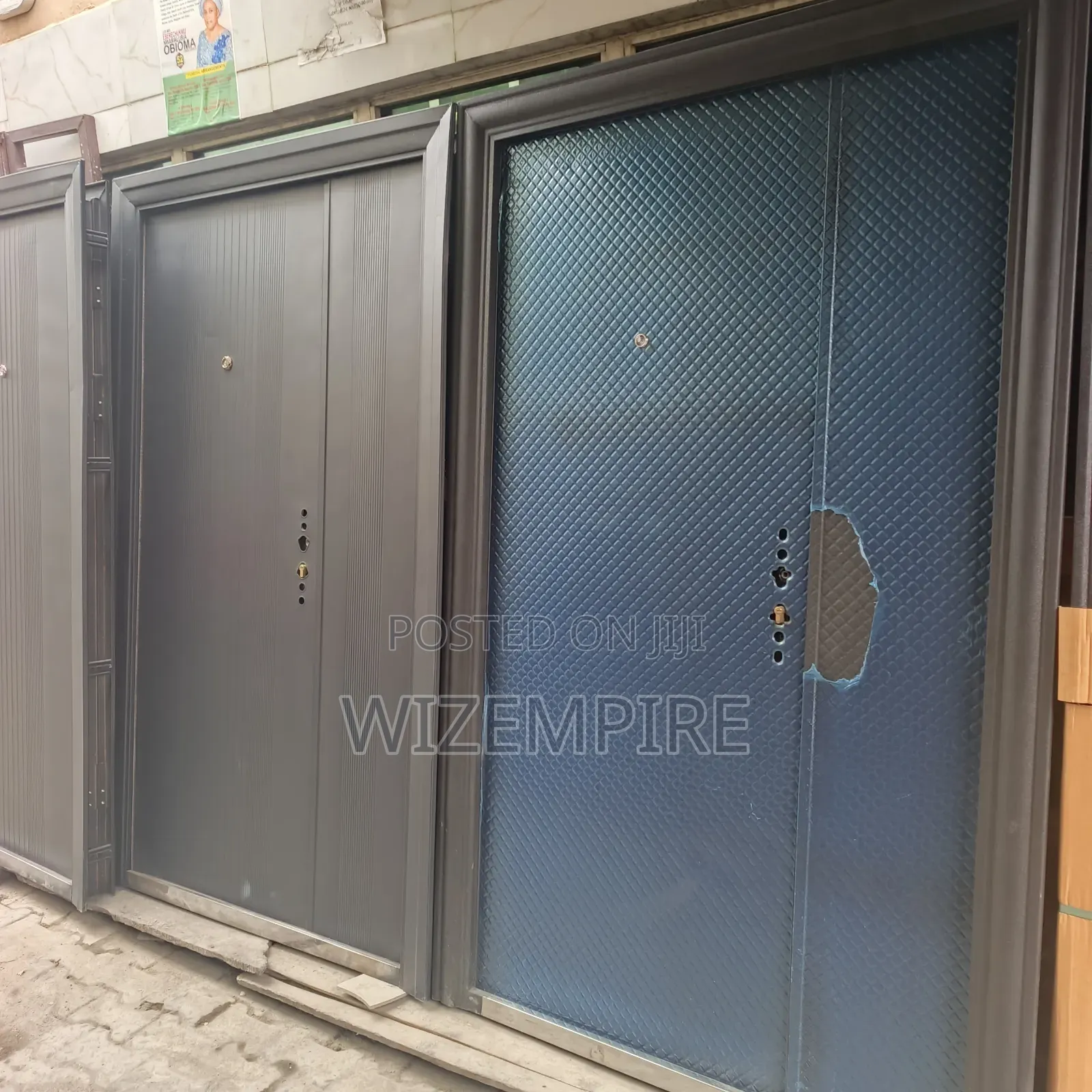 Main Entrance 4ft Steel Doors Available in Orile - Doors & Security ...