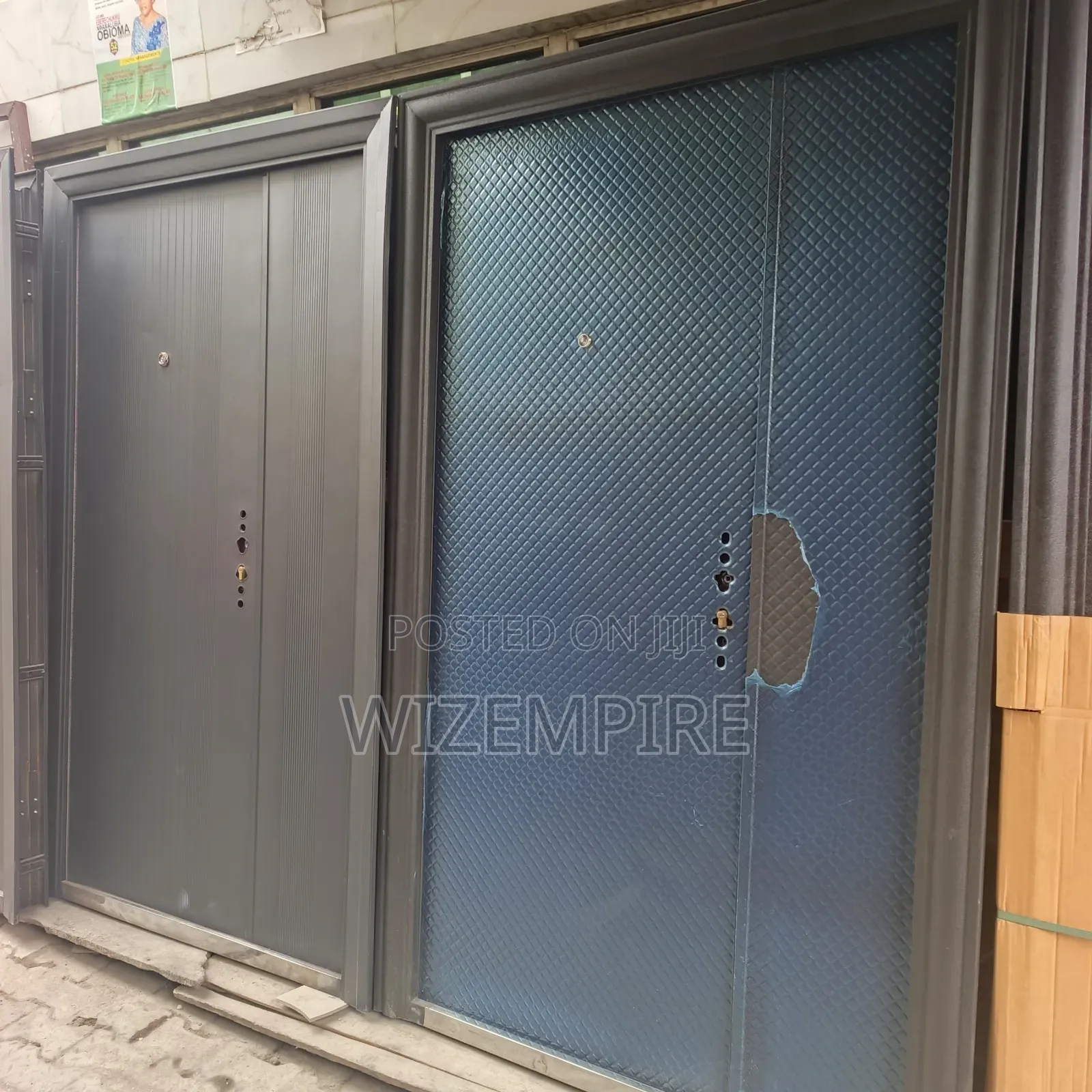 Main Entrance 4ft Steel Doors Available in Orile - Doors & Security ...