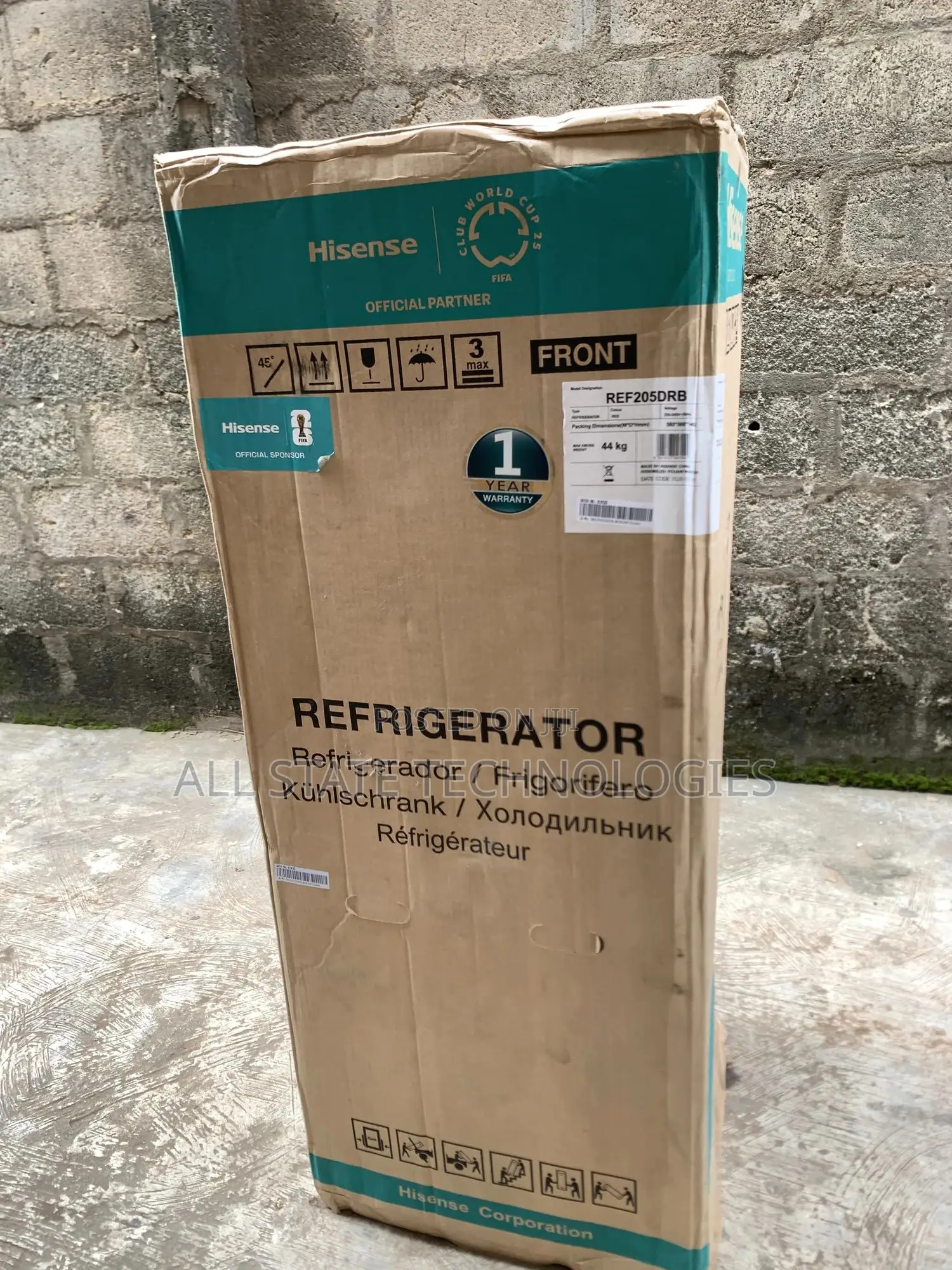 Hisense Ref 205 DRB 204l Double Door Refrigerator in Red Color in ...