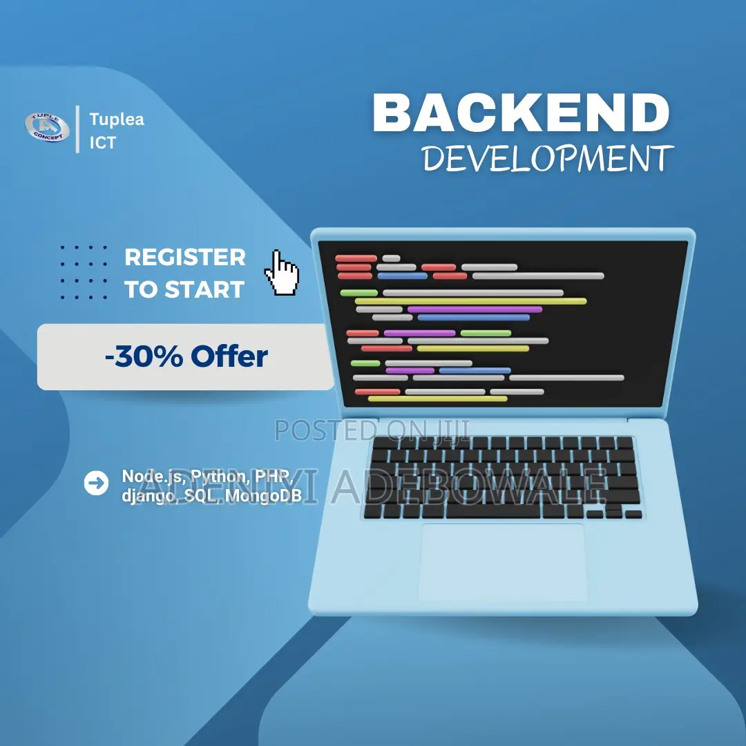 Backend Development Training Virtual And Physical in Ibadan - Classes ...