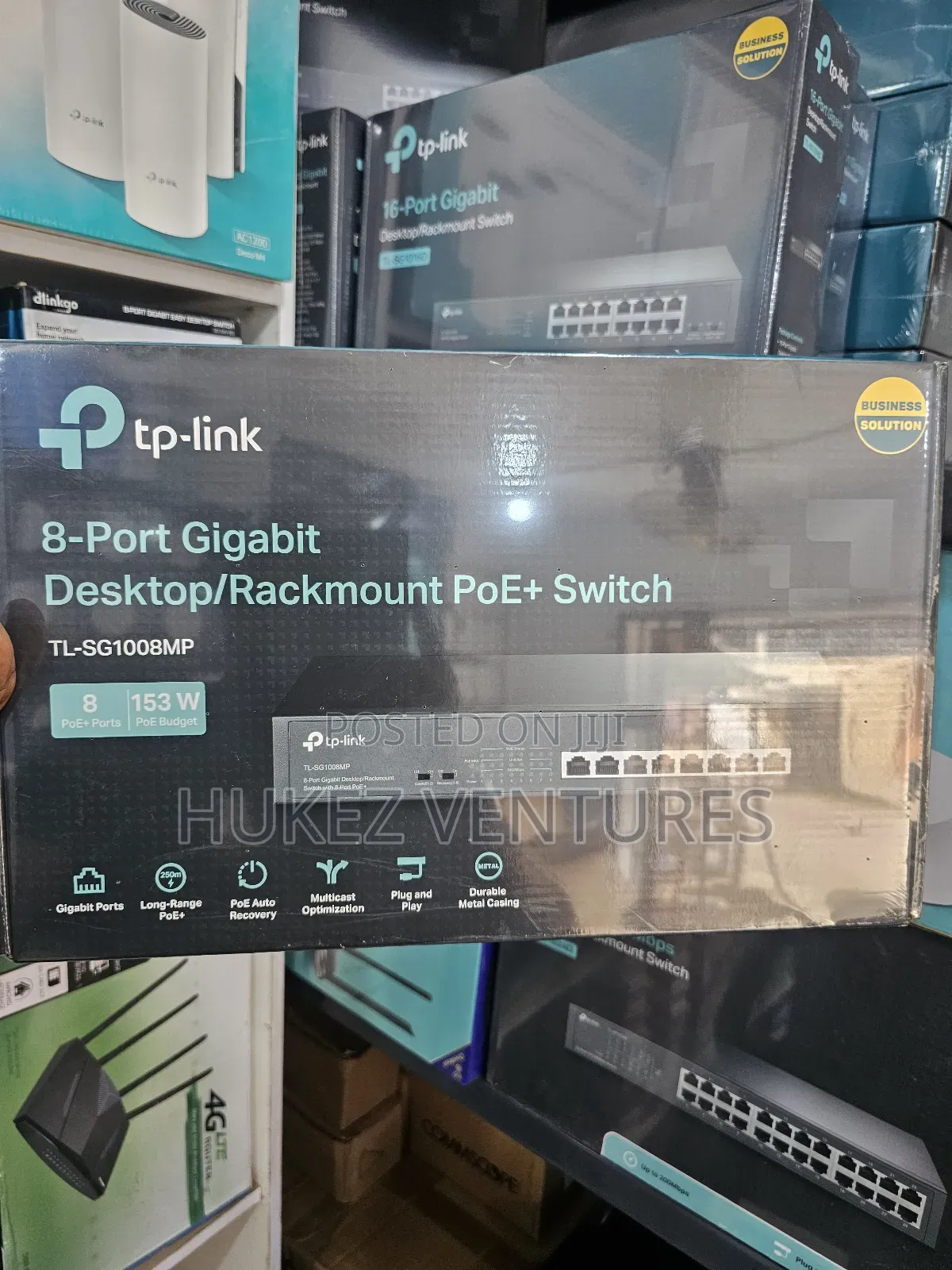 Tplink 8 Port Gigabit Desktop Rackmount Poe+ Switch in Ikeja ...