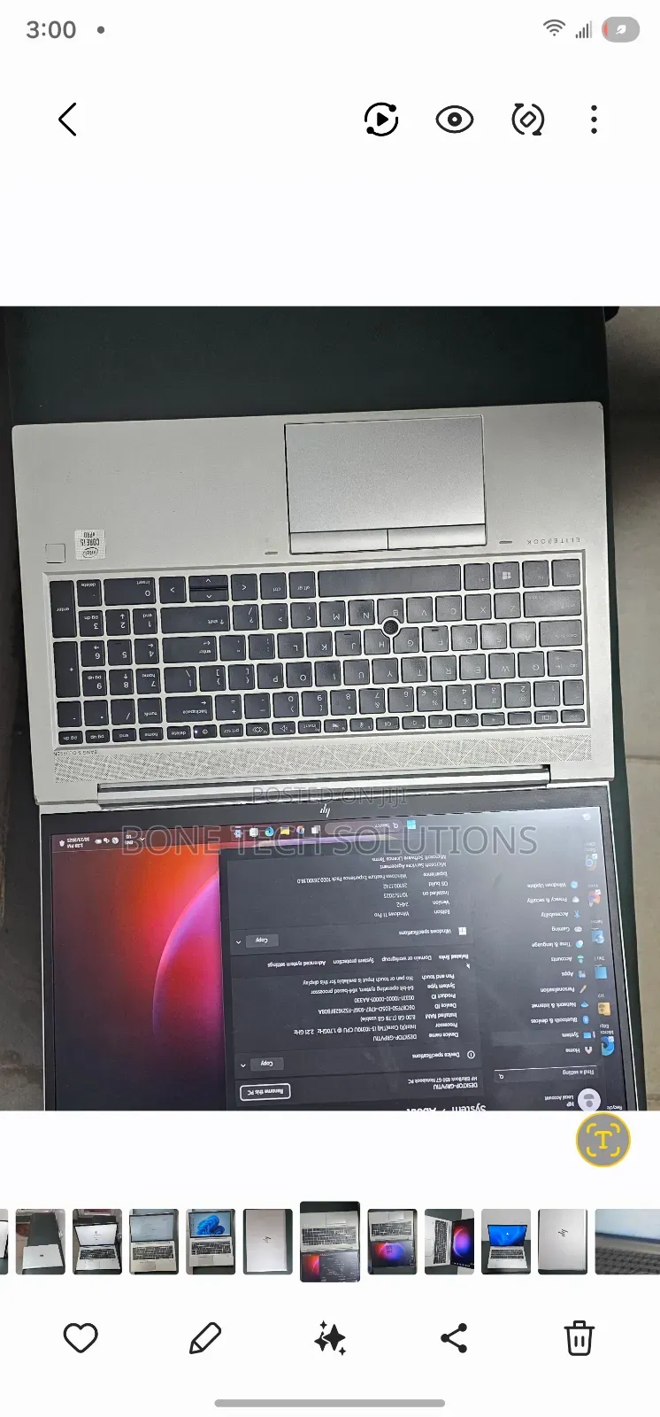 Laptop HP EliteBook 850 G8 8GB Intel Core I5 SSD 256GB in Warri ...