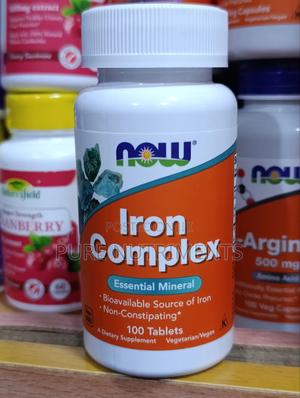 Now Iron Complex 100 Tablets– For Healthy Blood and Hormonal Support in ...