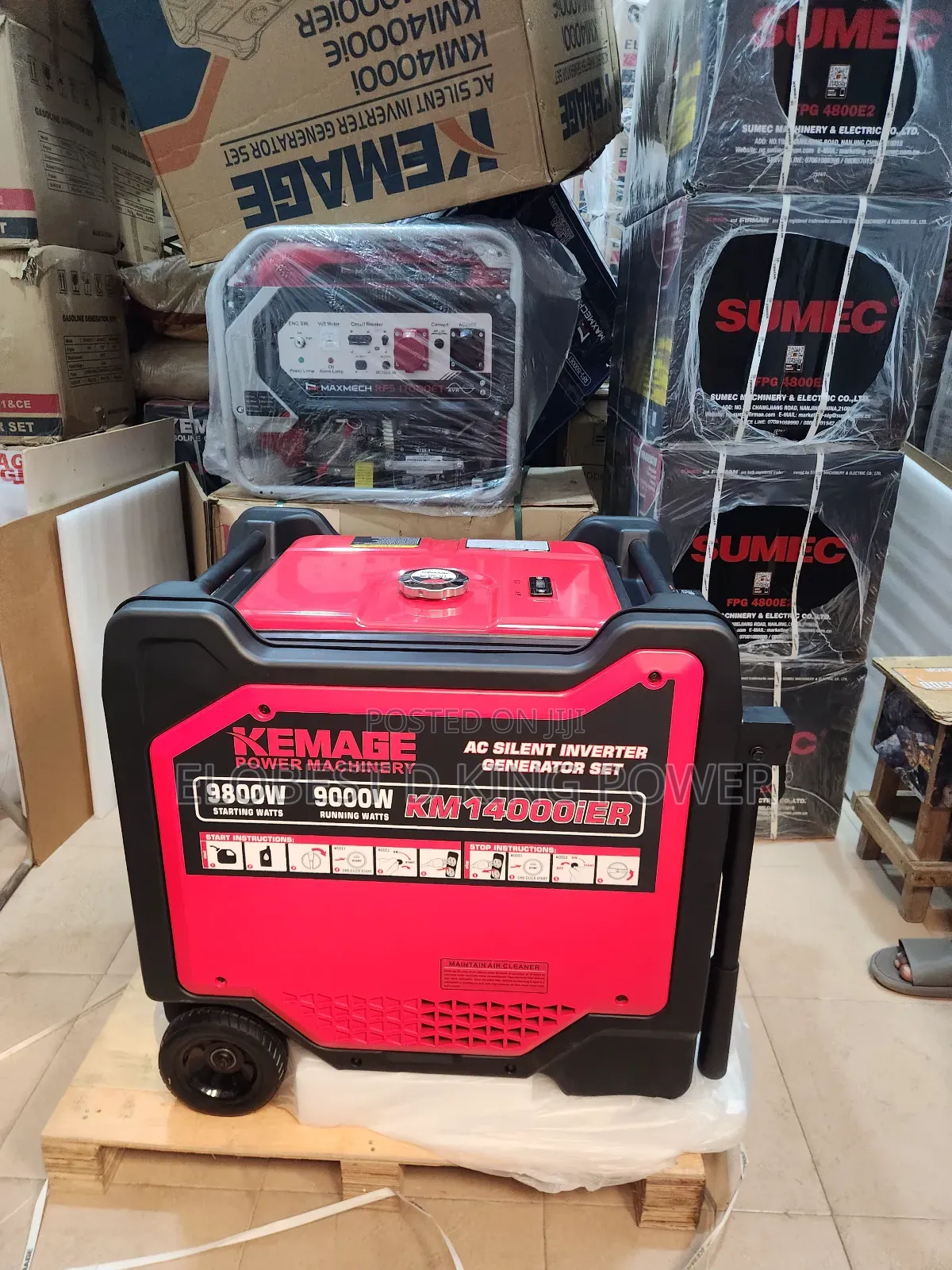 10kva Kemage Ac Silent Inverter Generator Set With Remote Control for ...