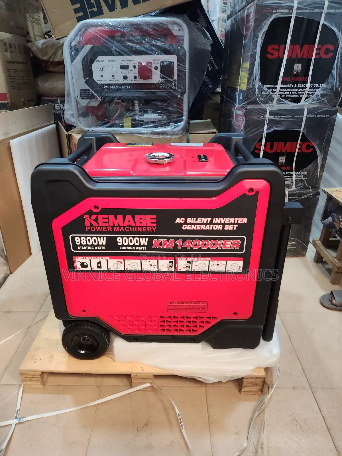 10kva Kemage Ac Silent Inverter Generator With Remote Control in Ikeja ...