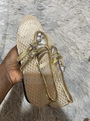 Golden Mary Jane Mesh Flats in Alimosho - Shoes, Stella Larry | Jiji.ng
