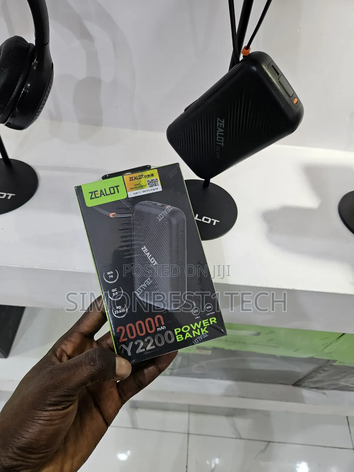 Zealot Power Bank 20000mah for sale - SimonBest1Tech Price: ₦ 18,500 on ...