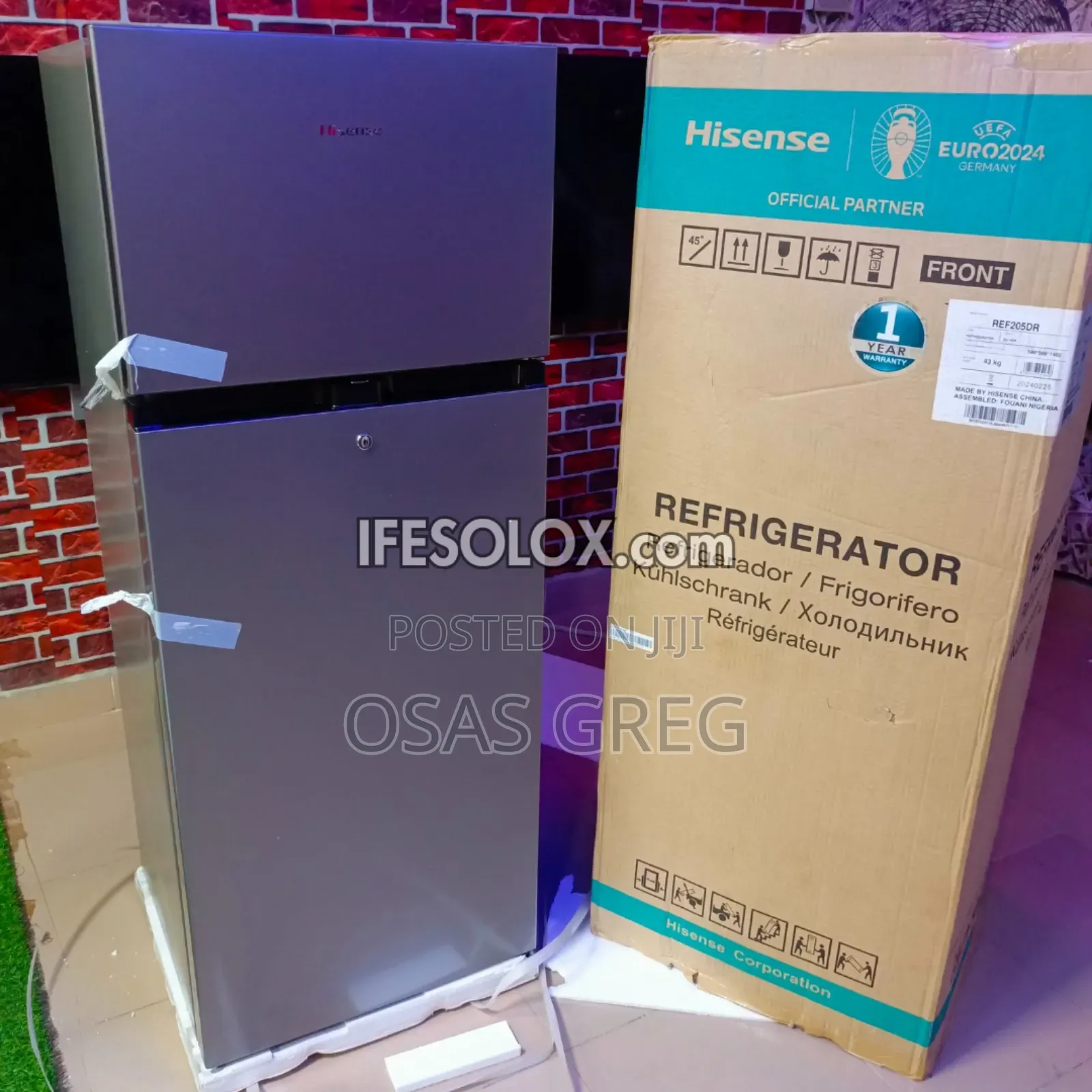 Hisense Fridge in Lugbe District - Kitchen Appliances, Osas Greg | Jiji.ng