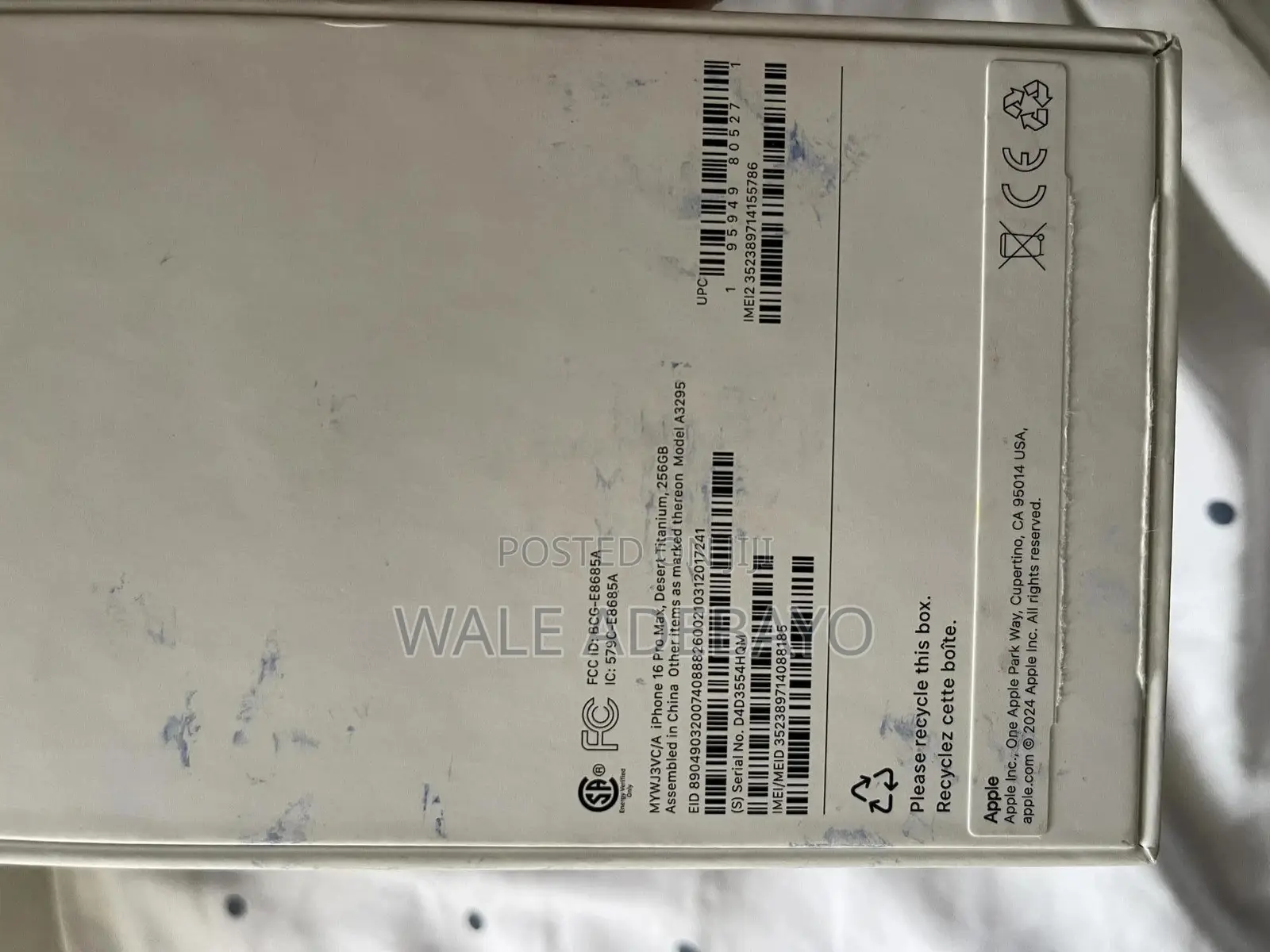 New Apple iPhone 16 Pro Max 256 GB Rose Gold in Lekki - Mobile Phones ...