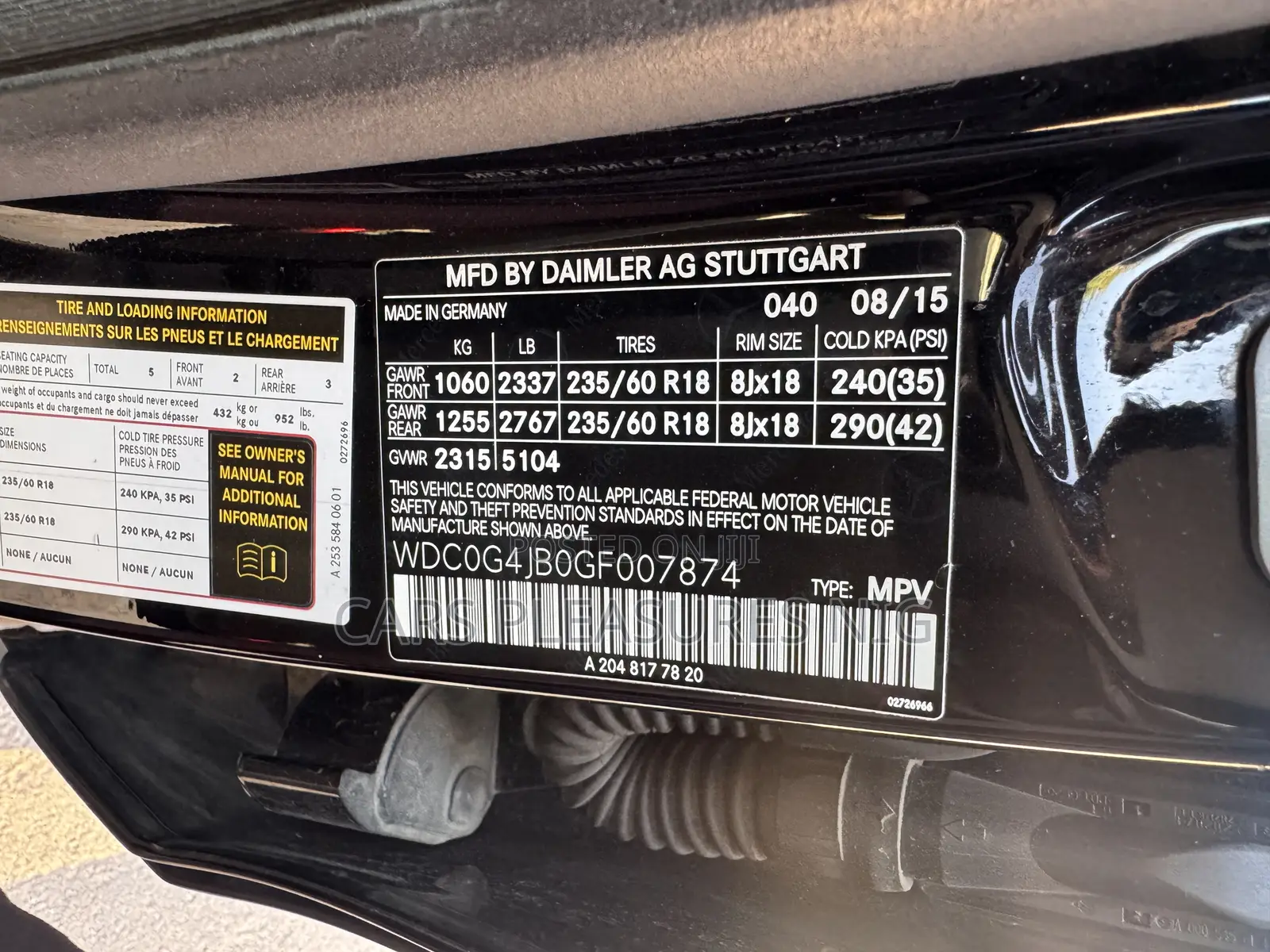 Kia EV9 2024 Black in Kano State - Cars, Niimatullah Danazumi Cars ...