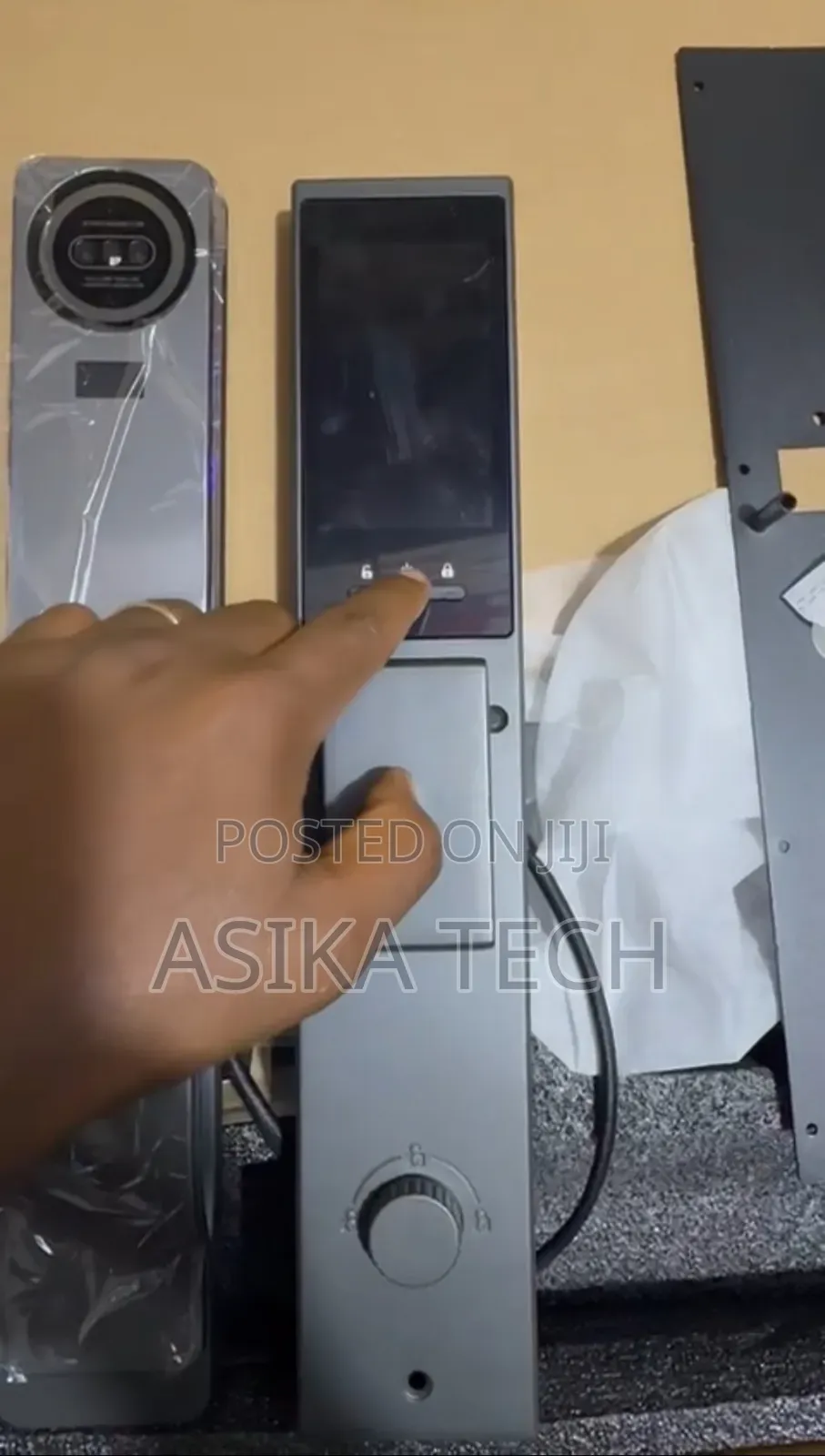 Smart Door Lock With 3d Face Recognition, Fingerprint Scanner. in Ojo ...