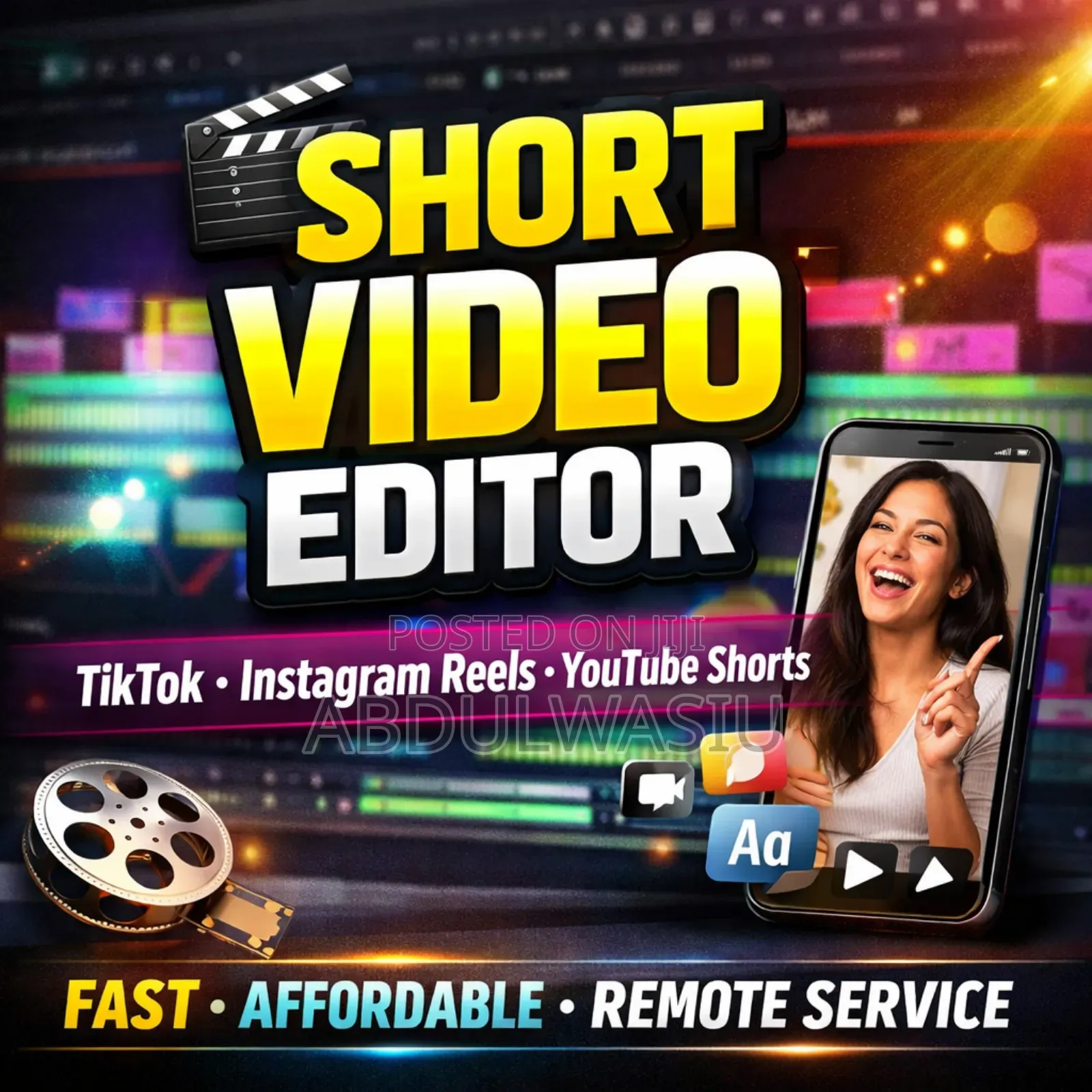 Short Video Editing For Tiktok, Reels Shorts – Fast Delivery in Lagos ...