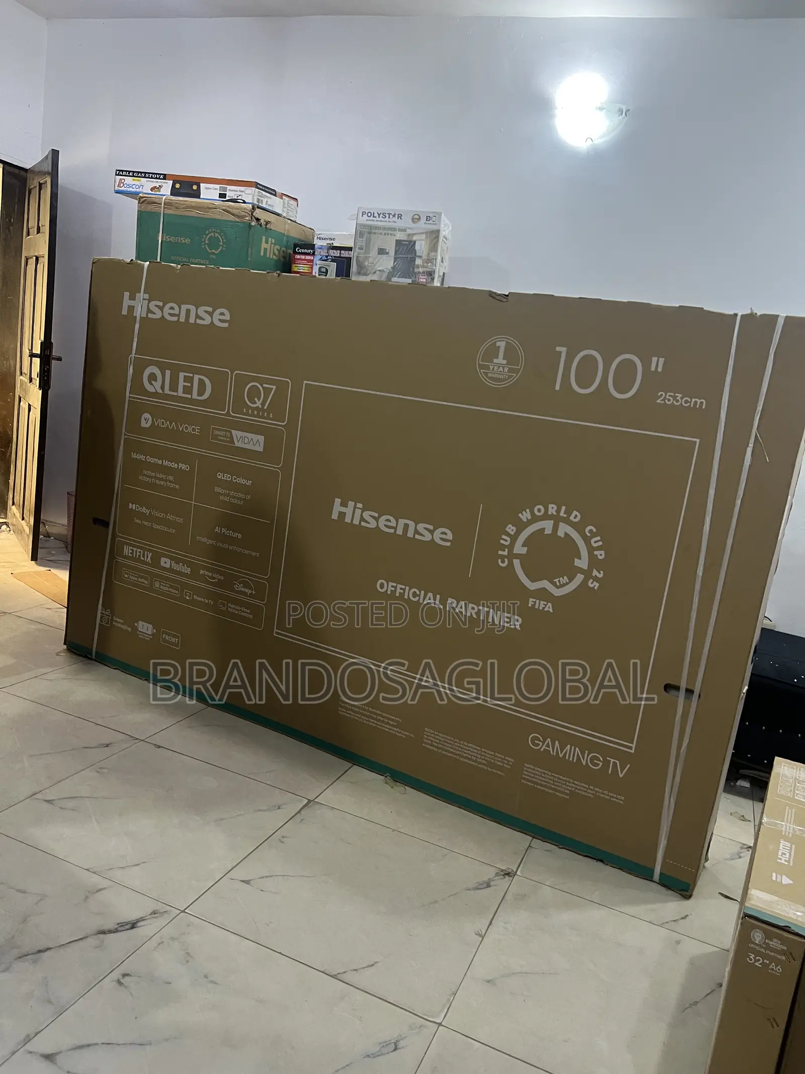 Hisense 100 Inches Full Feature Smart Qled Tv (100q7q) in Lagos Island ...