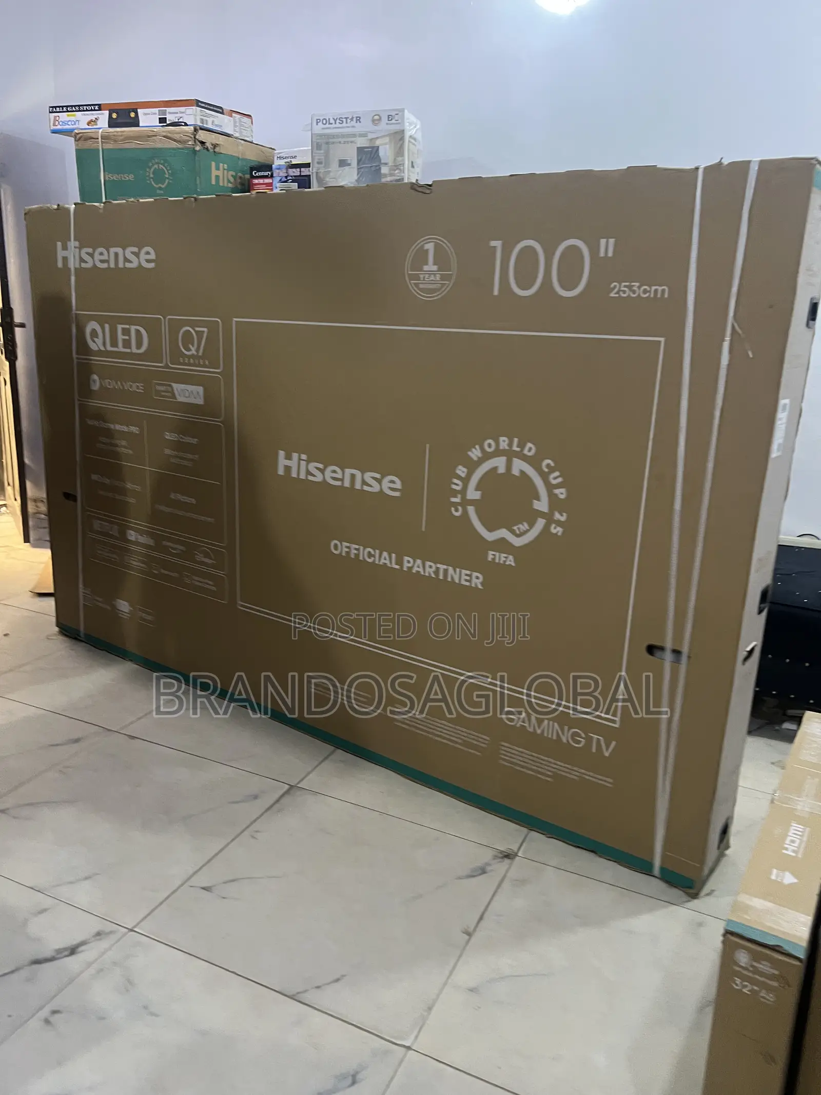 Hisense 100q7q Smart Qled Tv With Wide Viewing Angle for sale ...