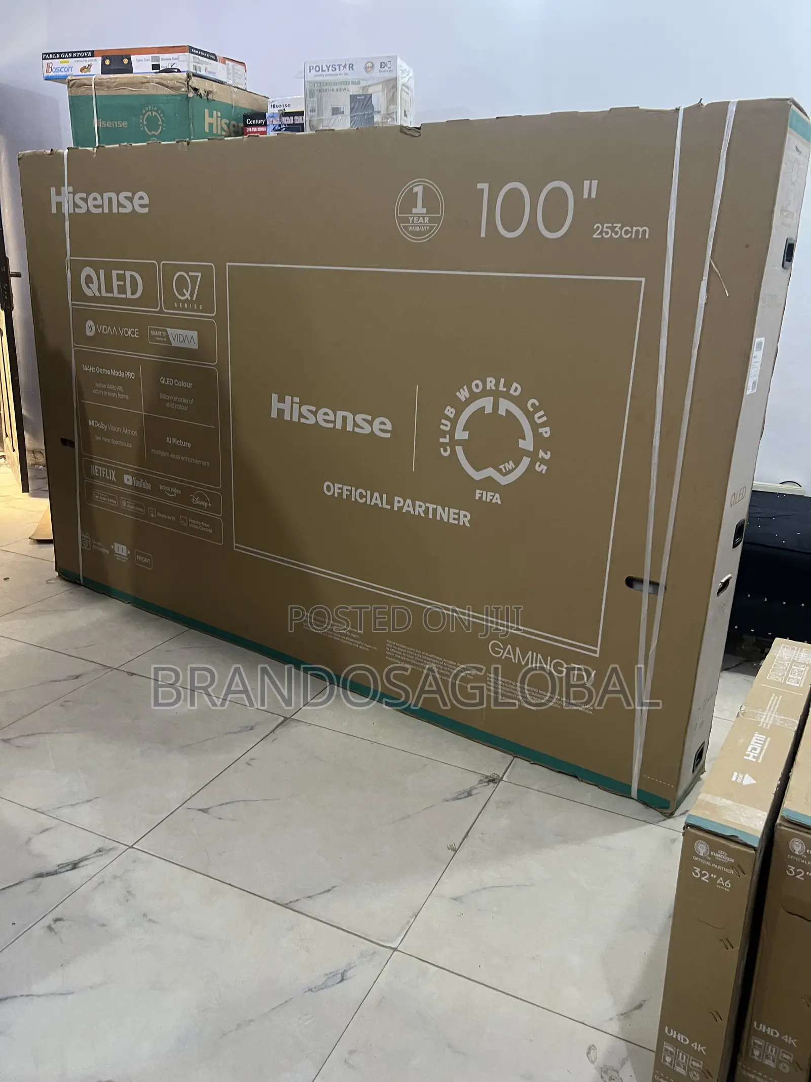 Hisense 100q7q Smart Qled Tv With Wide Viewing Angle for sale ...