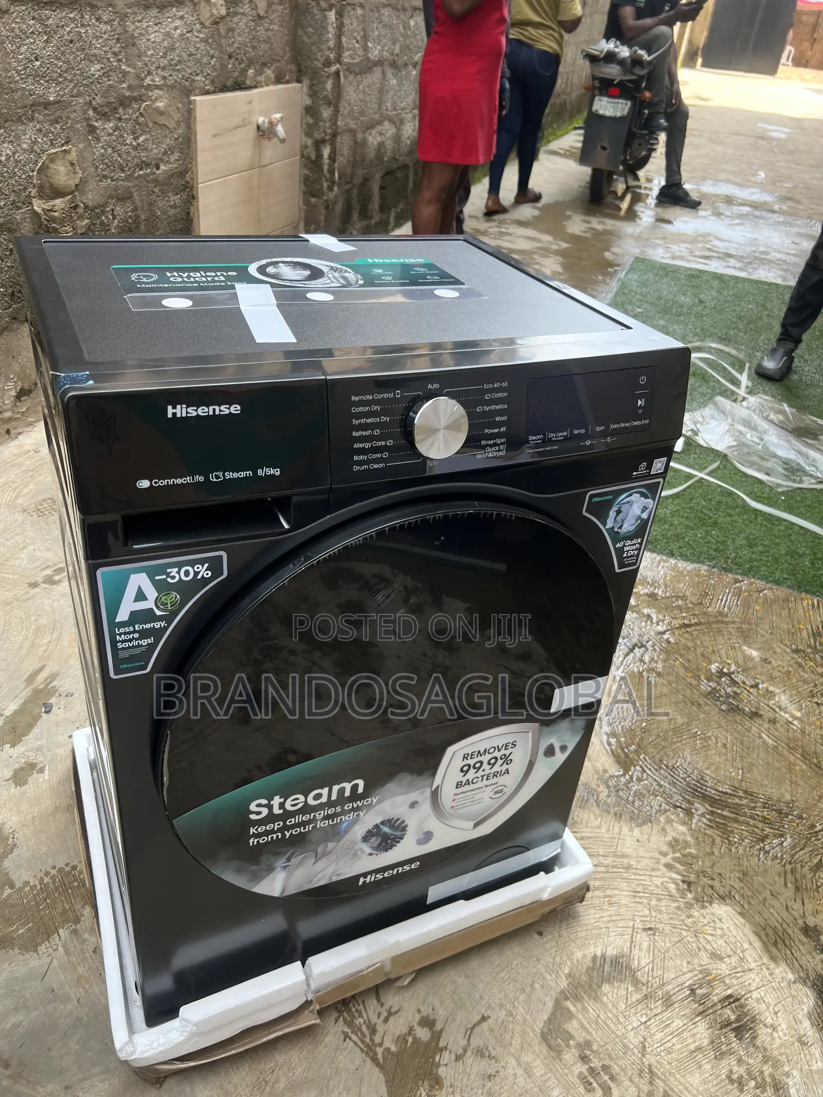 Hisense 8kg Wash + 5kg Dryer Smart Invert Washing Machine in Surulere ...