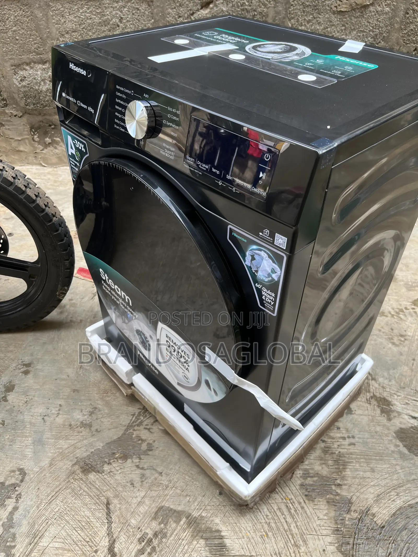 . Hisense Front Load Wash Dry Automatic Machine Wd3s8043bt in Ikorodu ...