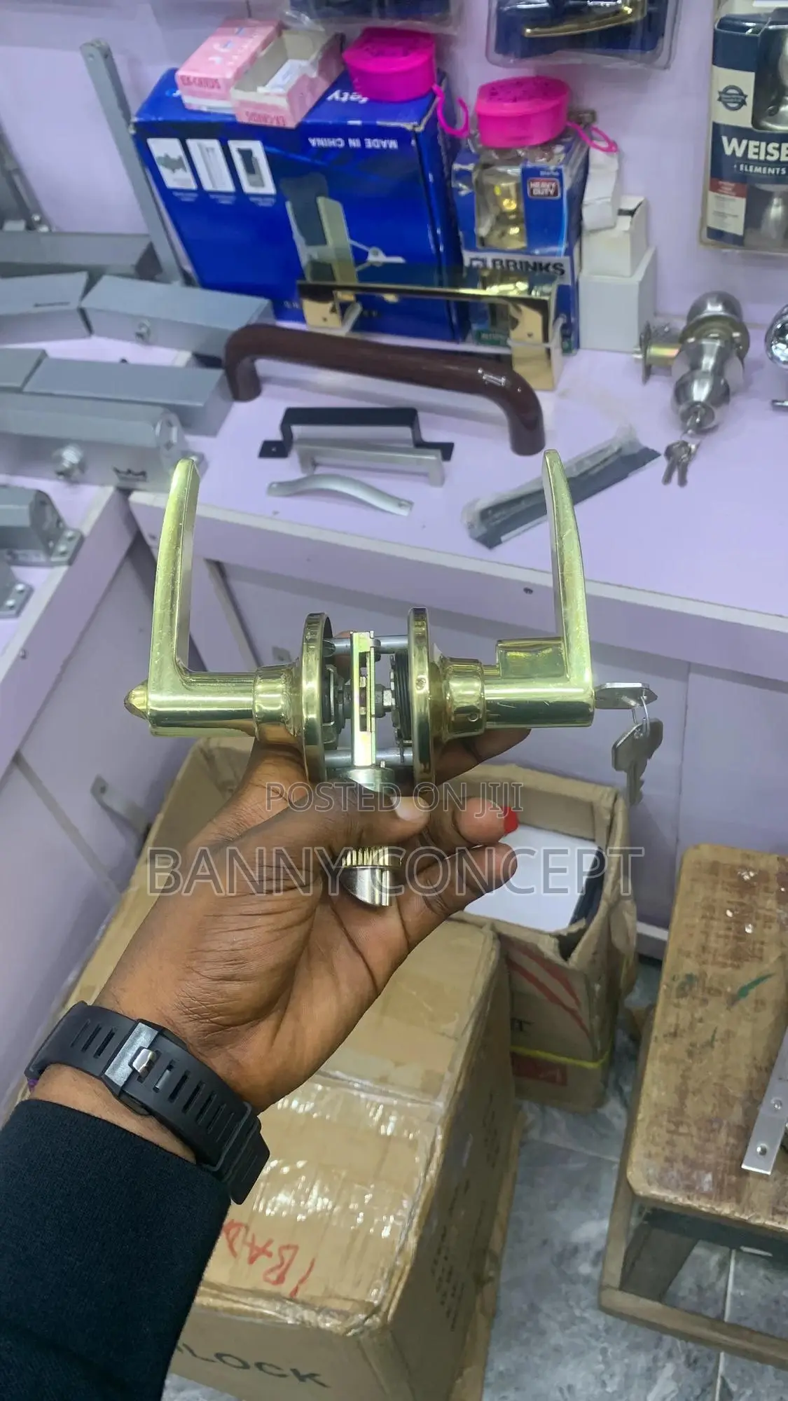 Mortise Door Handle Lock (Complete Set) for sale - Banny concept Price ...