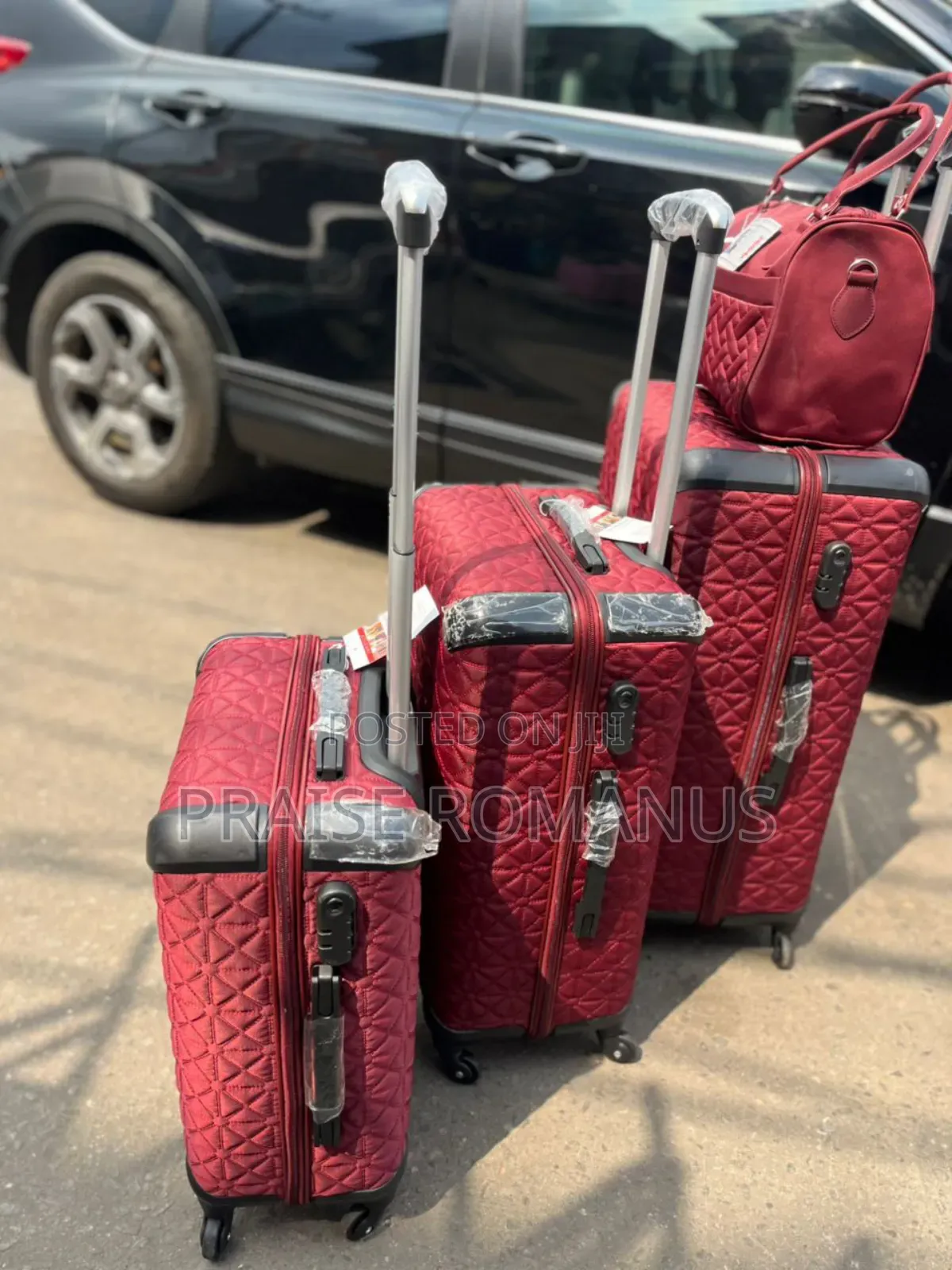 Luxury 4 Wheel Burgundy Set Box in Lagos Island (Eko) - Bags, Praise ...