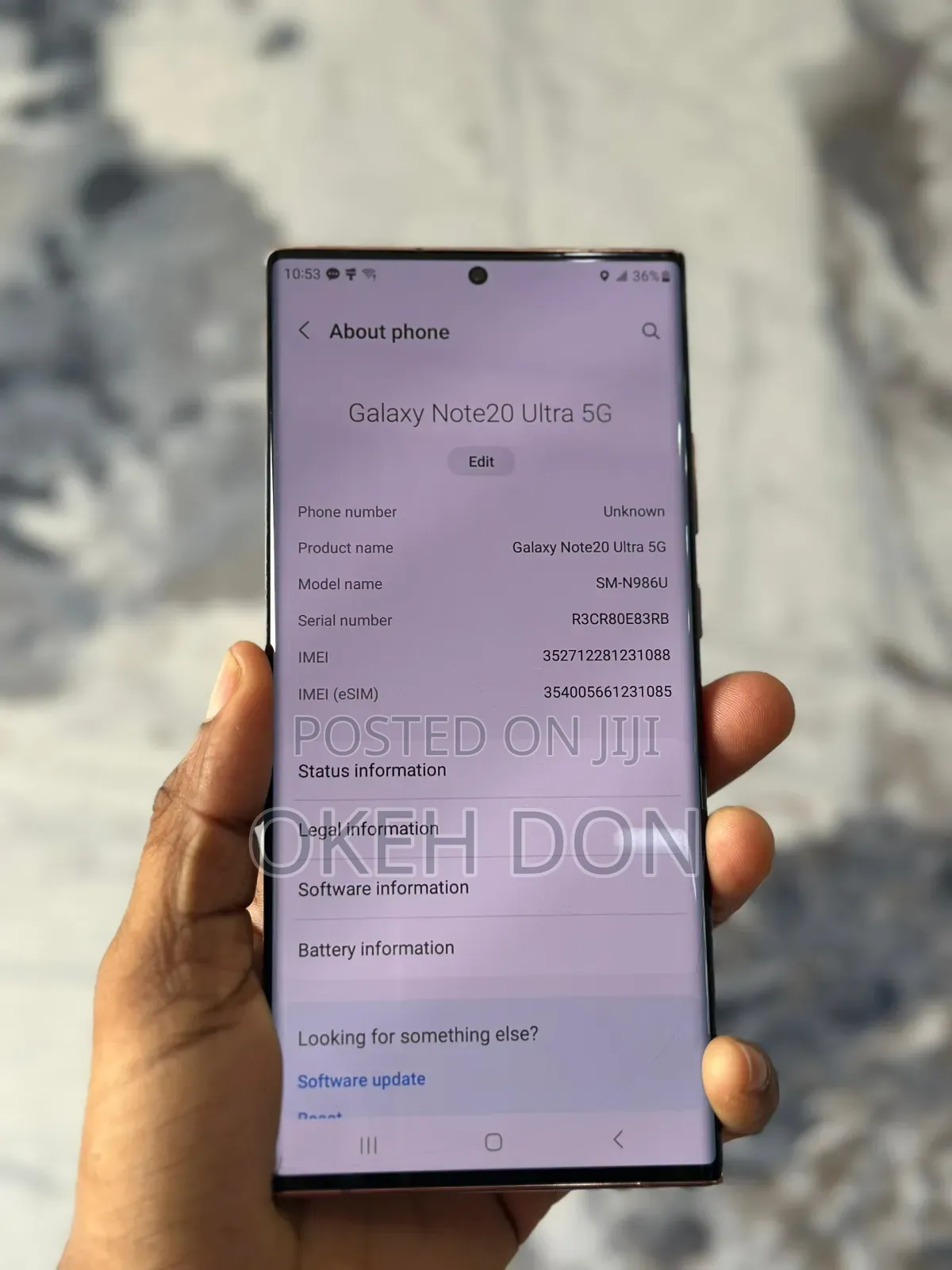 Samsung Galaxy Note 20 Ultra 5G 128 GB Gold in Ikeja - Mobile Phones ...