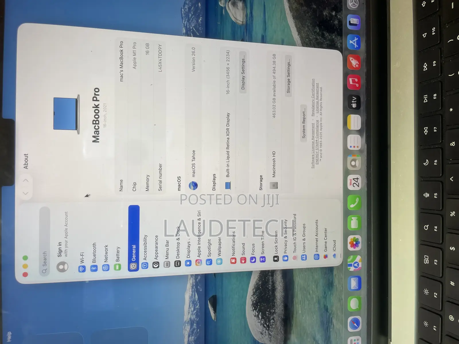 Laptop Apple MacBook Pro 2021 M1 16GB Apple M1 Pro SSD 512GB in Ikeja ...