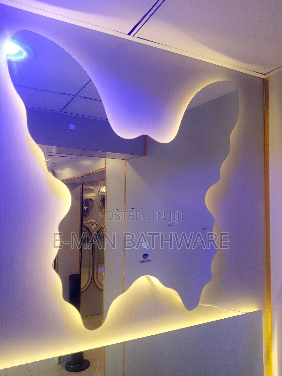 Luxury Butterfly Design Multi Color Led Light Mirror in Orile ...