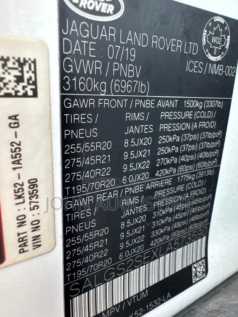 Land Rover Range Rover P525 HSE SWB 2020 White in Maitama - Cars, John ...