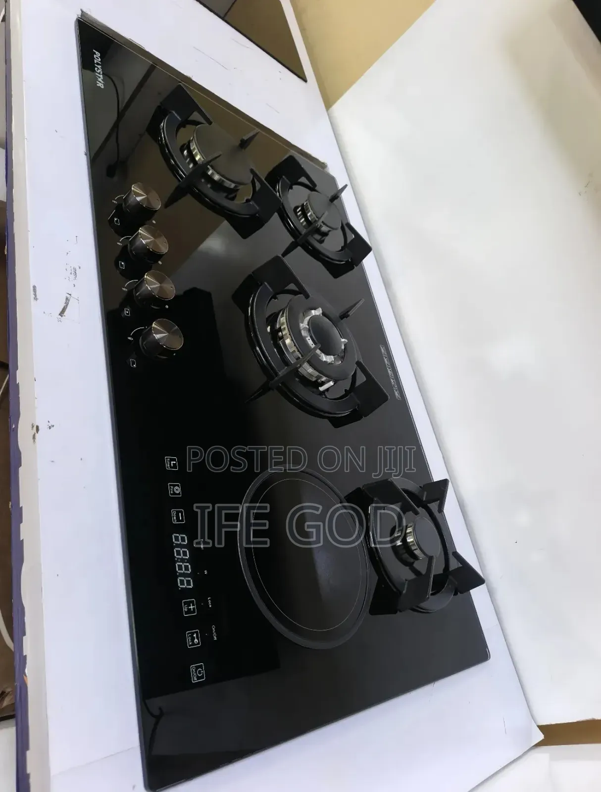 Original Polystar Built-in Inverter Luxury Gas Electric Cooker Hob in ...