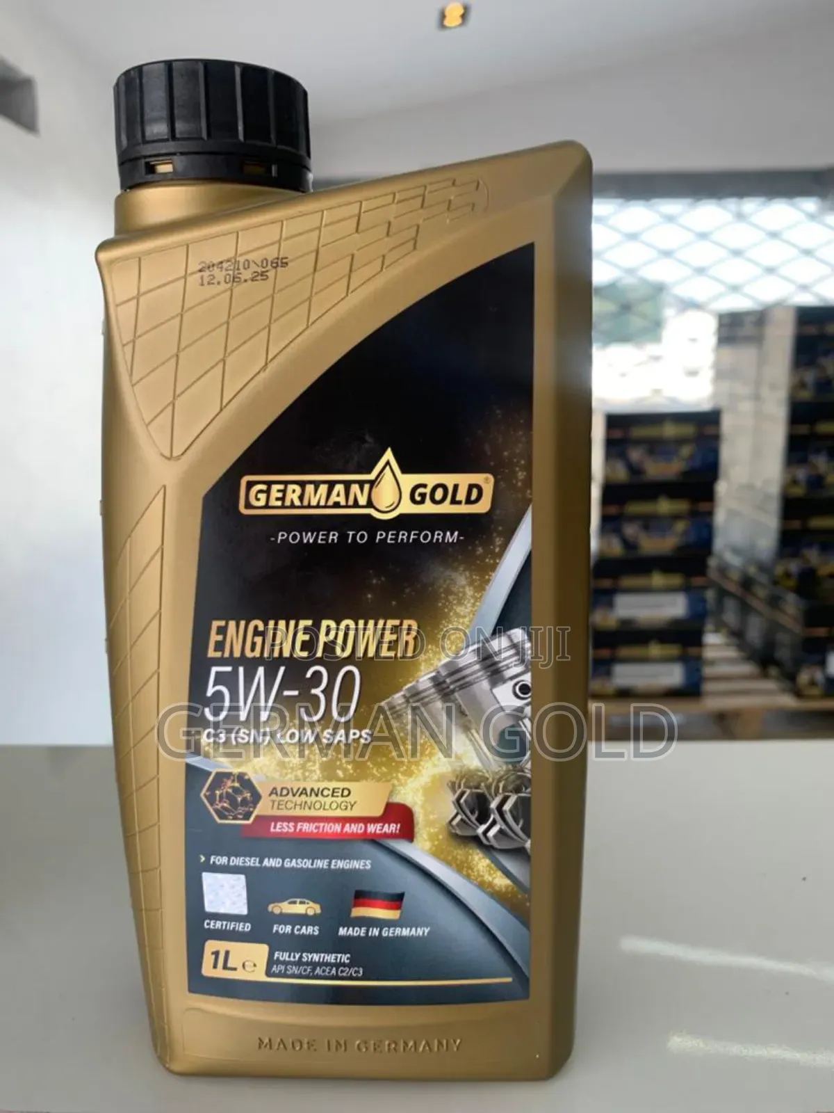 German Gold Engine Oil 4l Power to Perform It's Fully Synthetic in Ajah ...