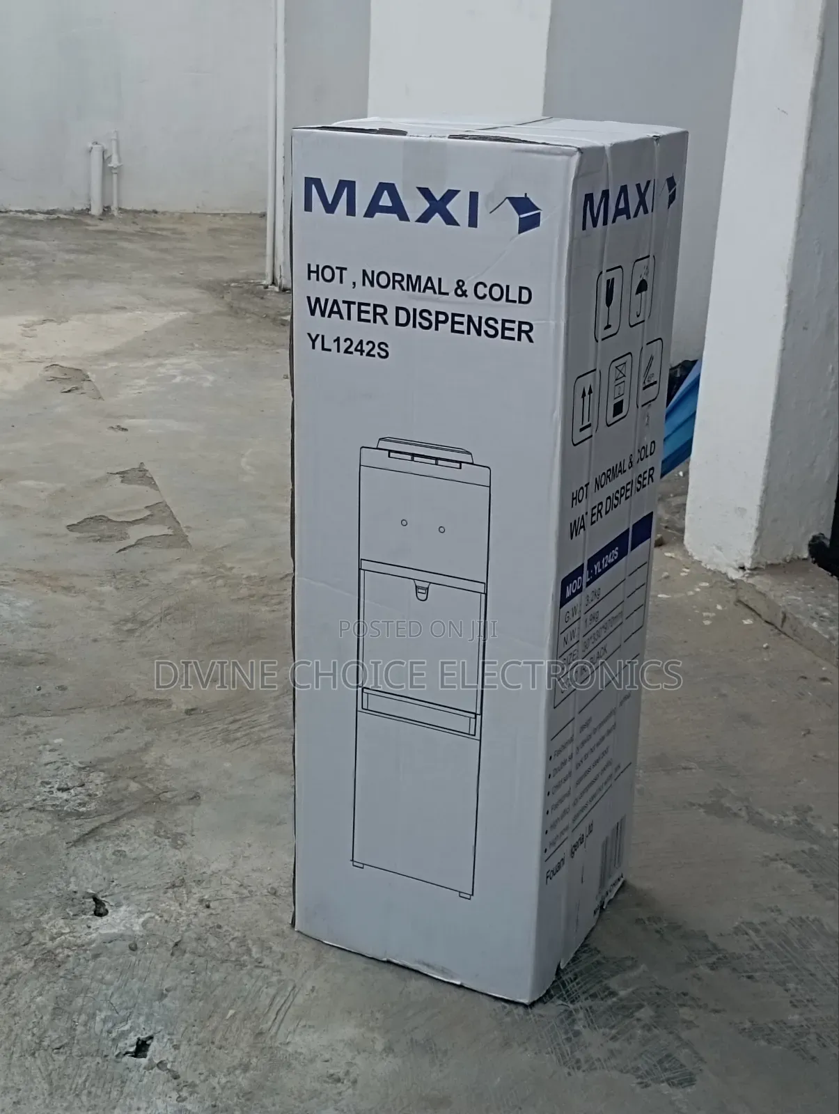 Maxi Water Dispenser With 3 Faucets (Hot, Neutral Cold) in Ojo ...